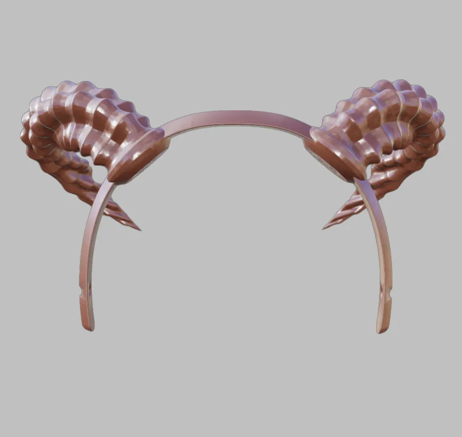 3D Printer Files | 3MF File | Wearable Diablo Horns | Creality Cloud