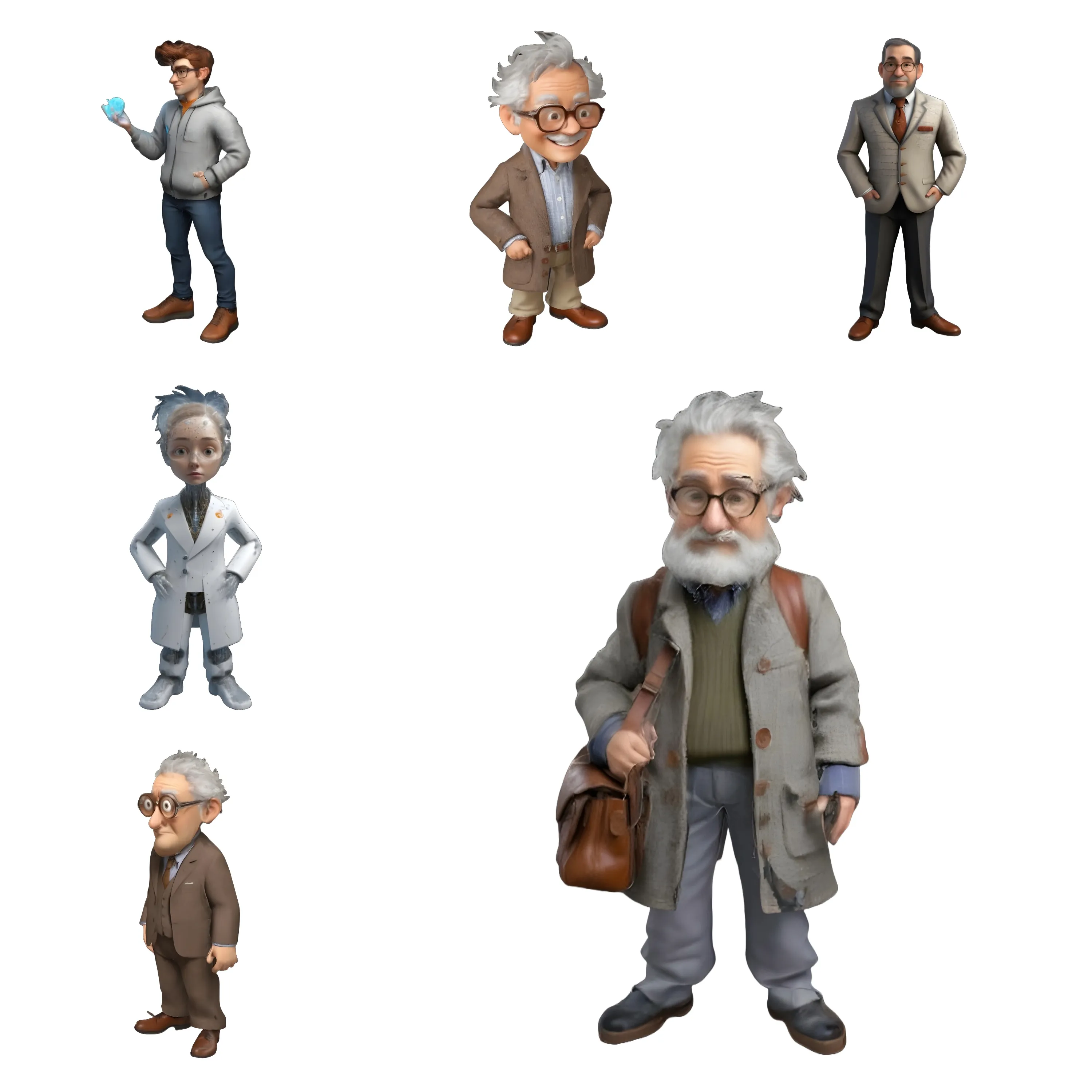 Other STL Download - Whimsical Scientists Collectionby MR AnyCAD