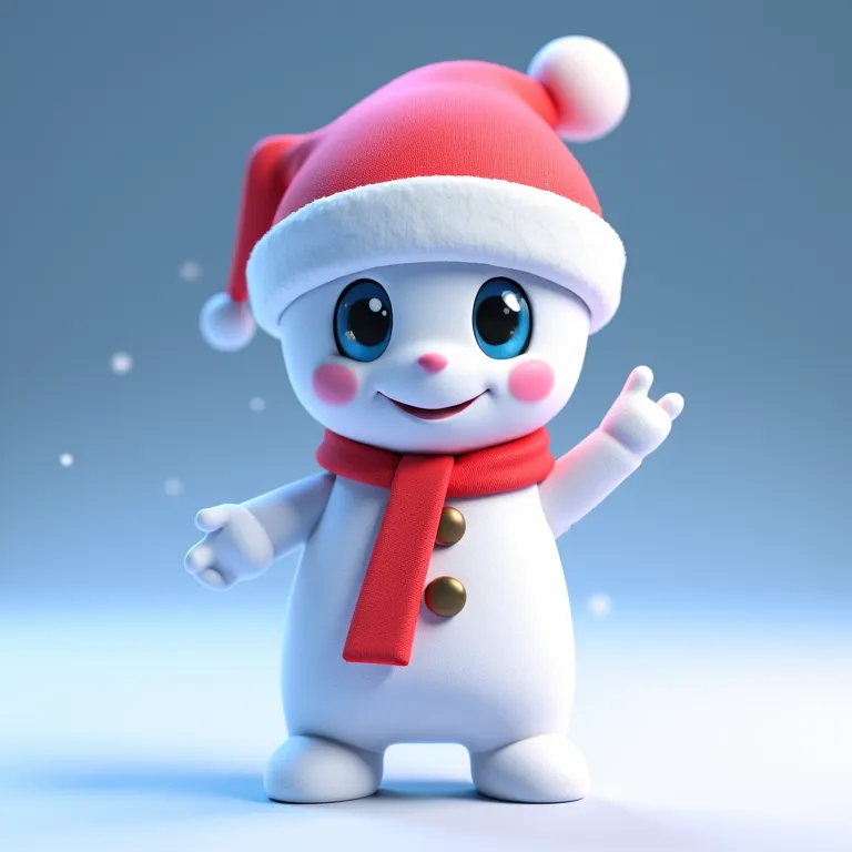 Characters & Creatures STL Download - Cute Snowmanby Cad Kings