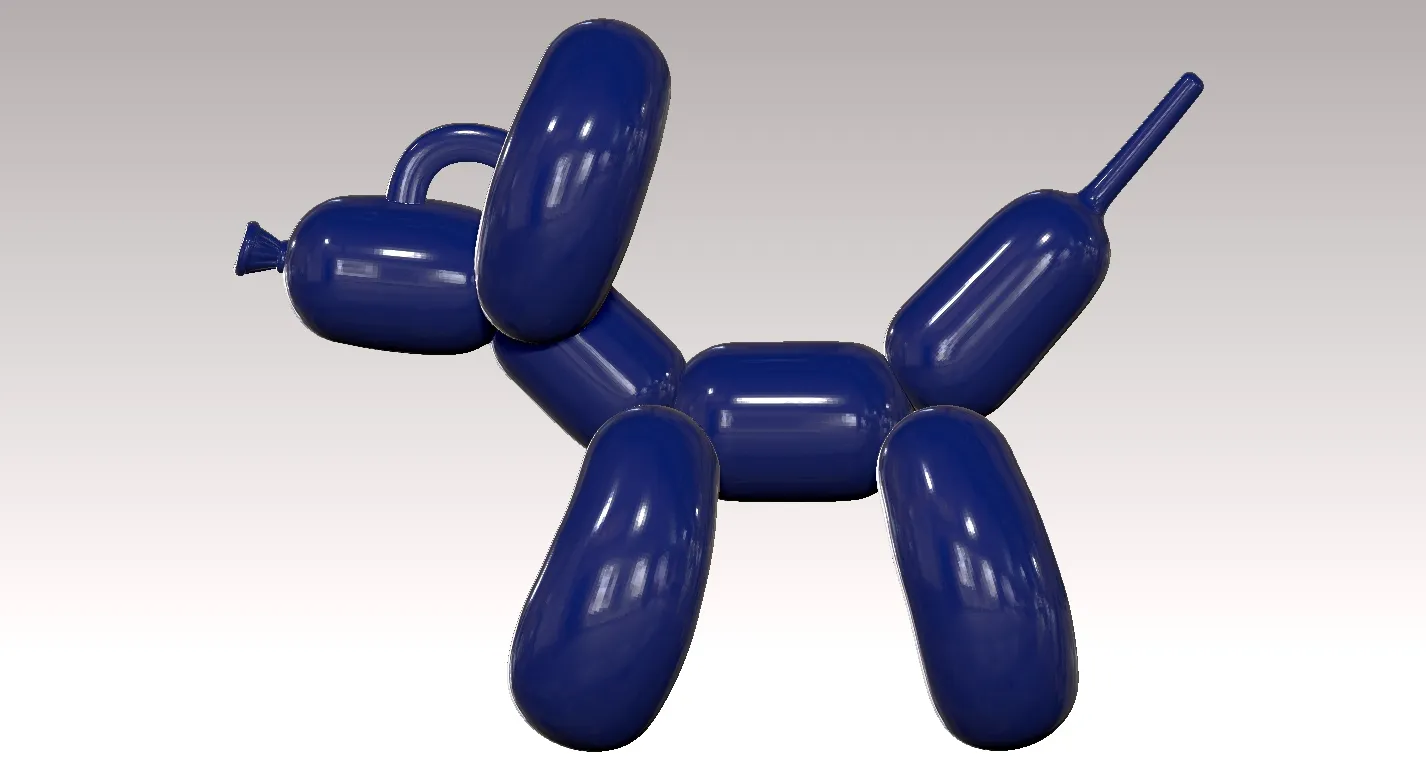 Free Home Decorations & Ornaments STL Download - Balloon Dog Display ...