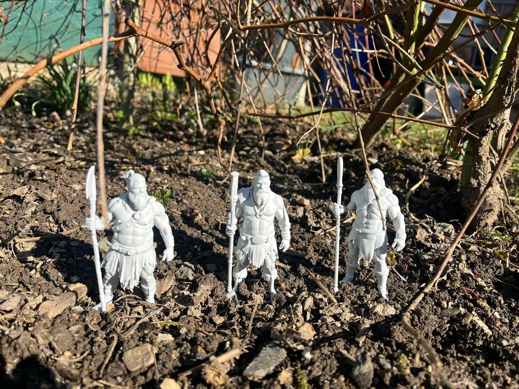 3D Printer Files | 3MF File | A prehistoric warrior, a primitive man ...