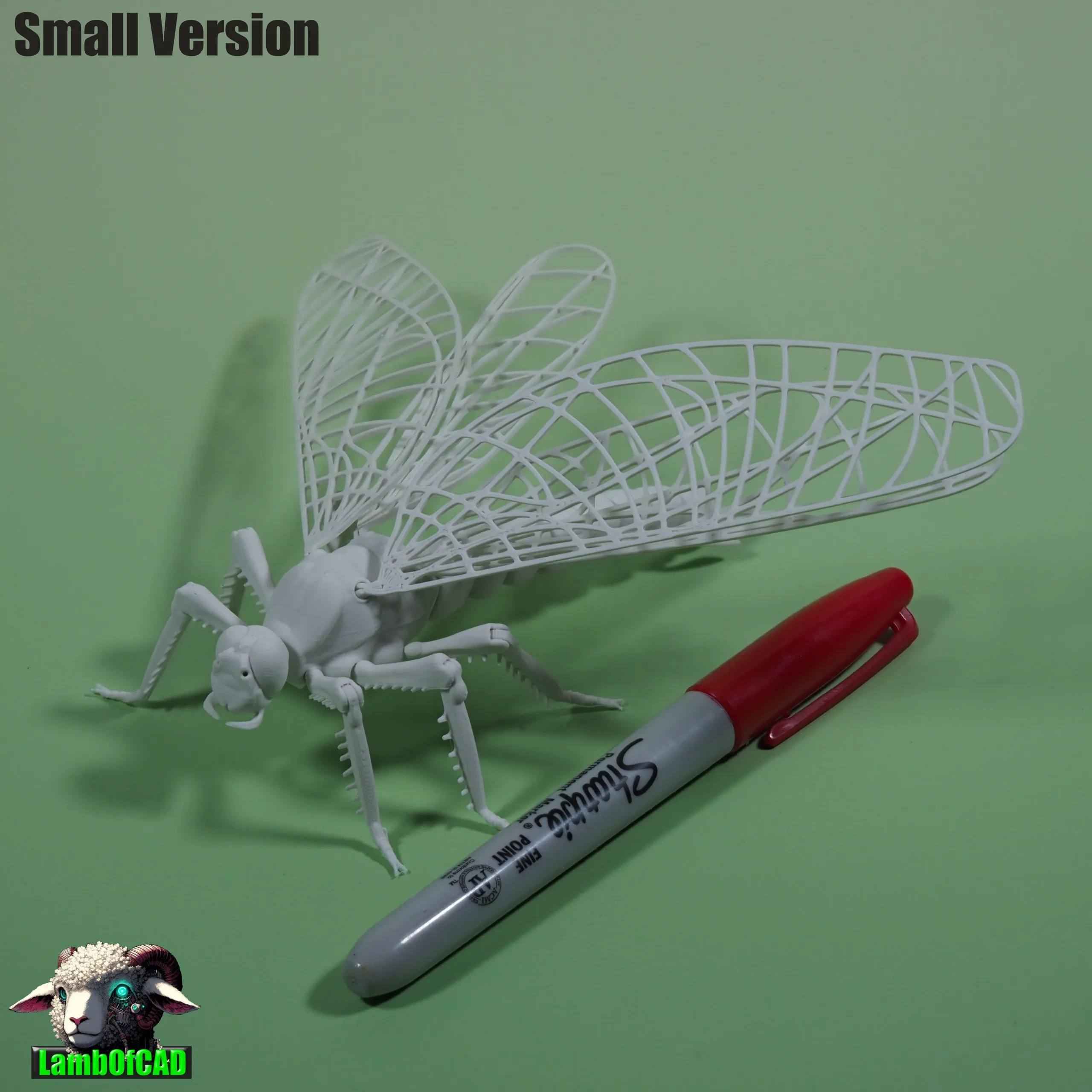 3D Printer Files | 3MF File | Dragonfly for Painting | Creality Cloud