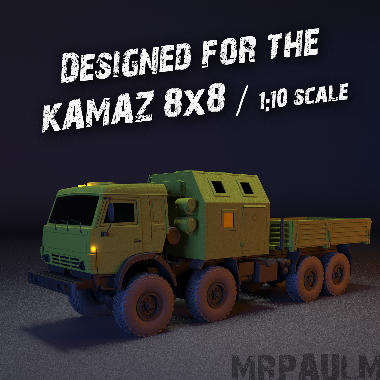 KAMAZ 6350 8x8: Cabin | 3D models download | Creality Cloud