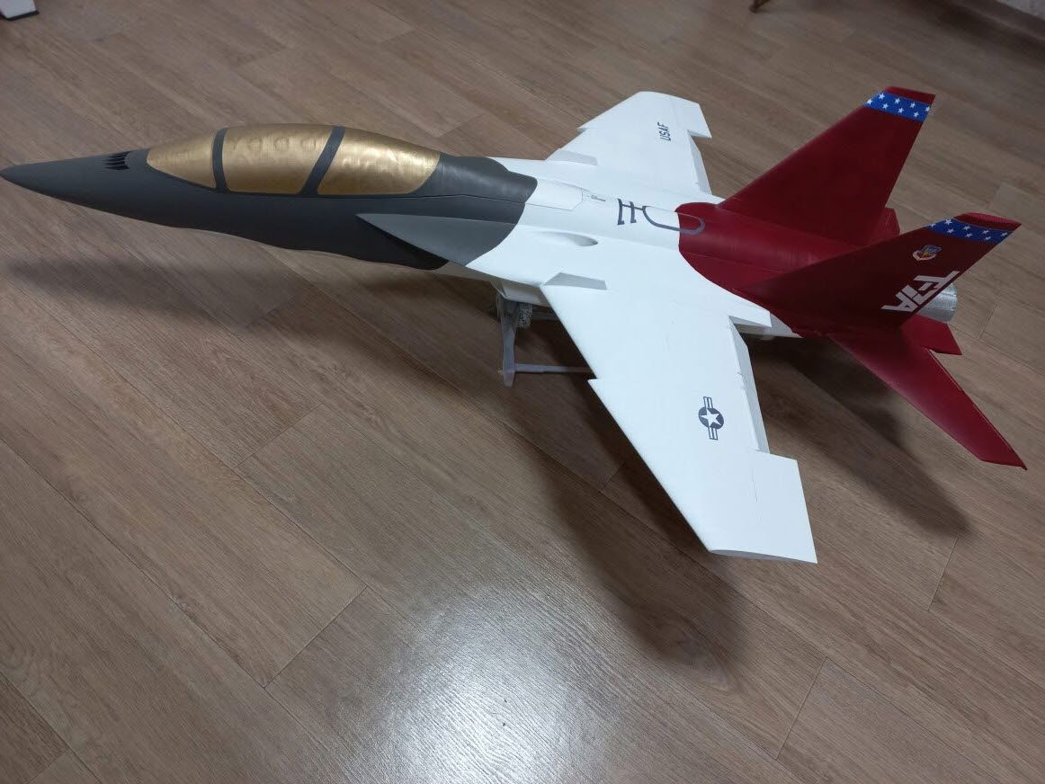 3D Printed R/C T-7A Red Hawk 6S 70mm EDF | 3D models download ...