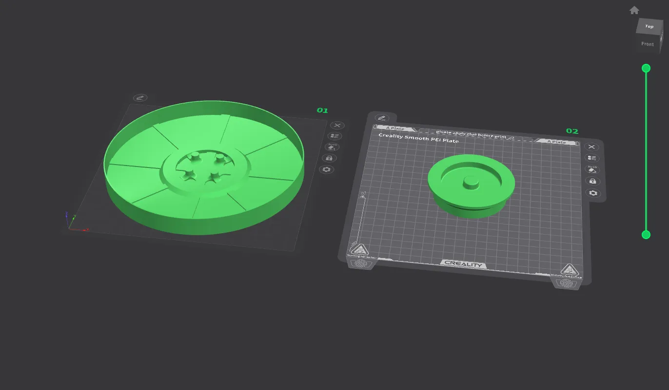 Free 3D Printer Parts STL Download - Sunlu spool turntable/rotating ...