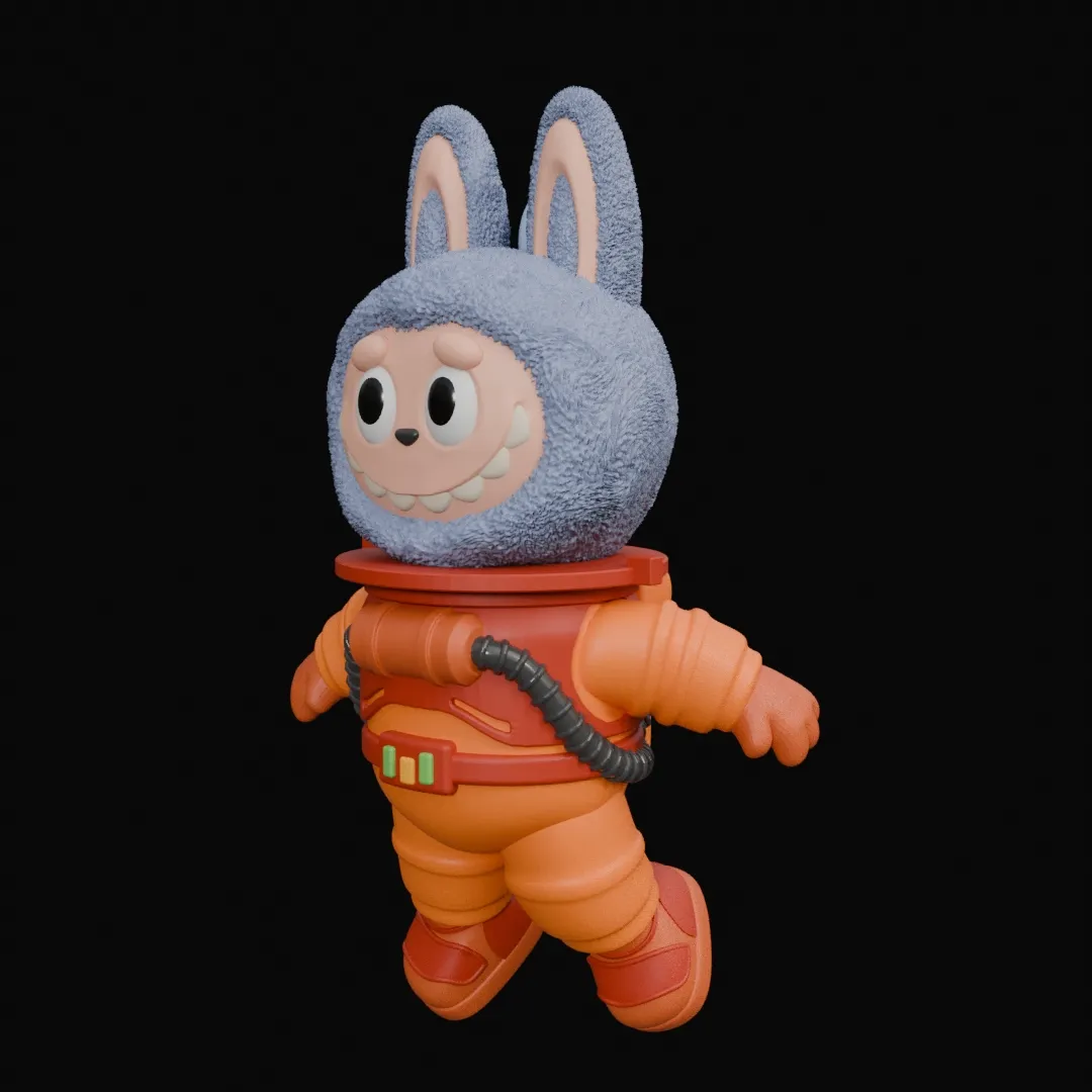 Other STL Download - Labubu Astronaut Fan Art Statue and Keychainby ...