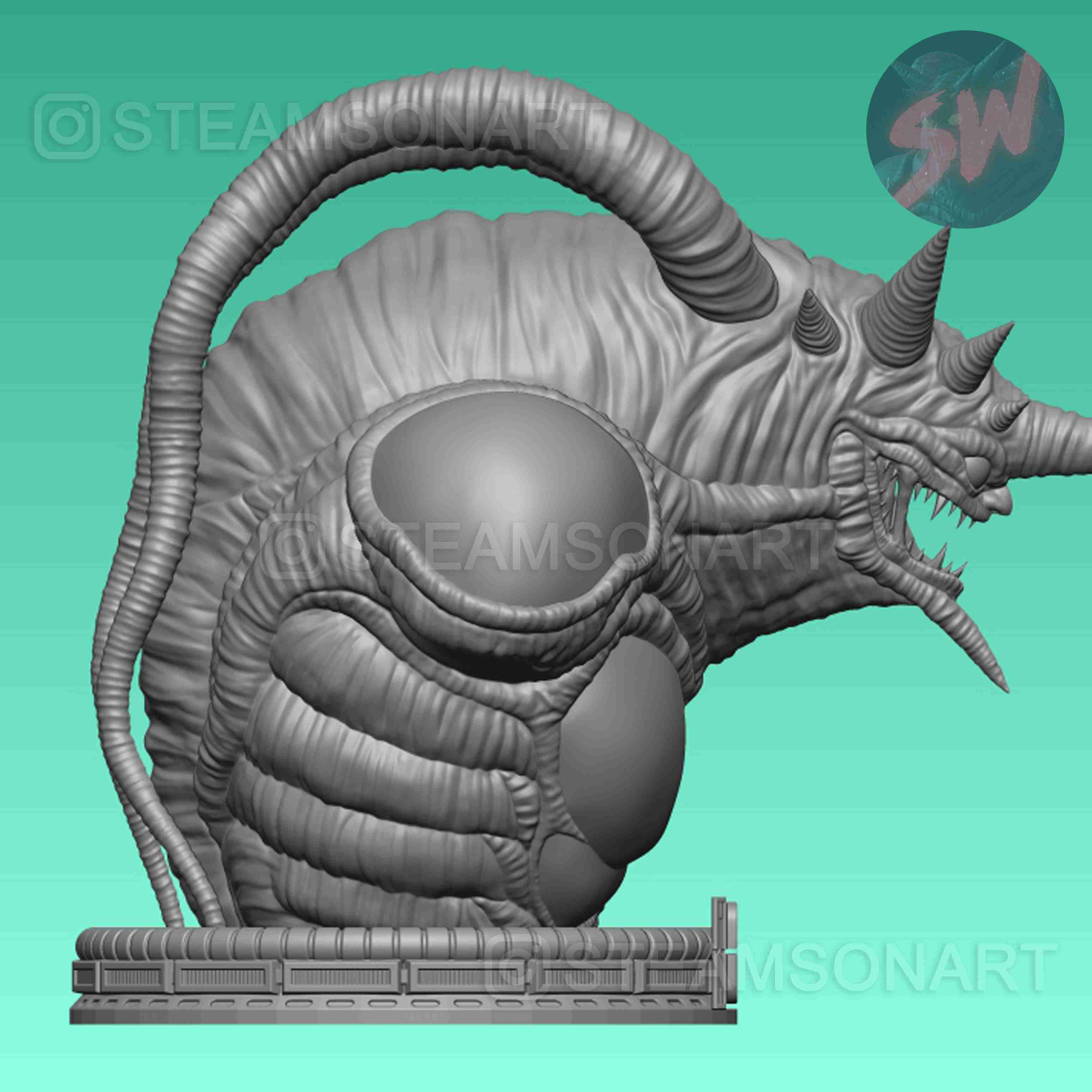Guyver: Zoanoid Type - Gregole (30cm - Scalable) | 3D models download ...