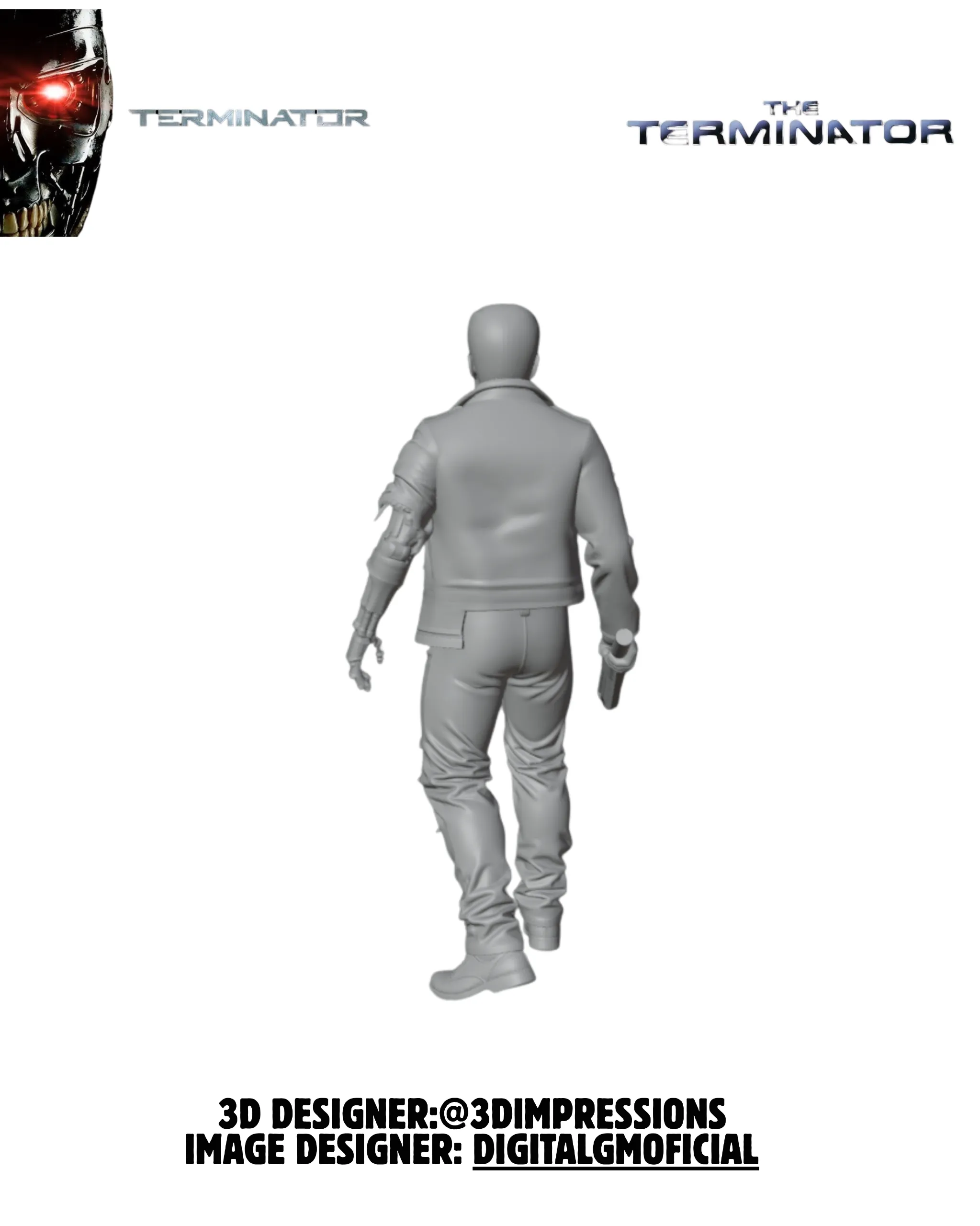 3D Printer Files | 3MF File | Terminator (Diseño Mejorado) | Creality Cloud