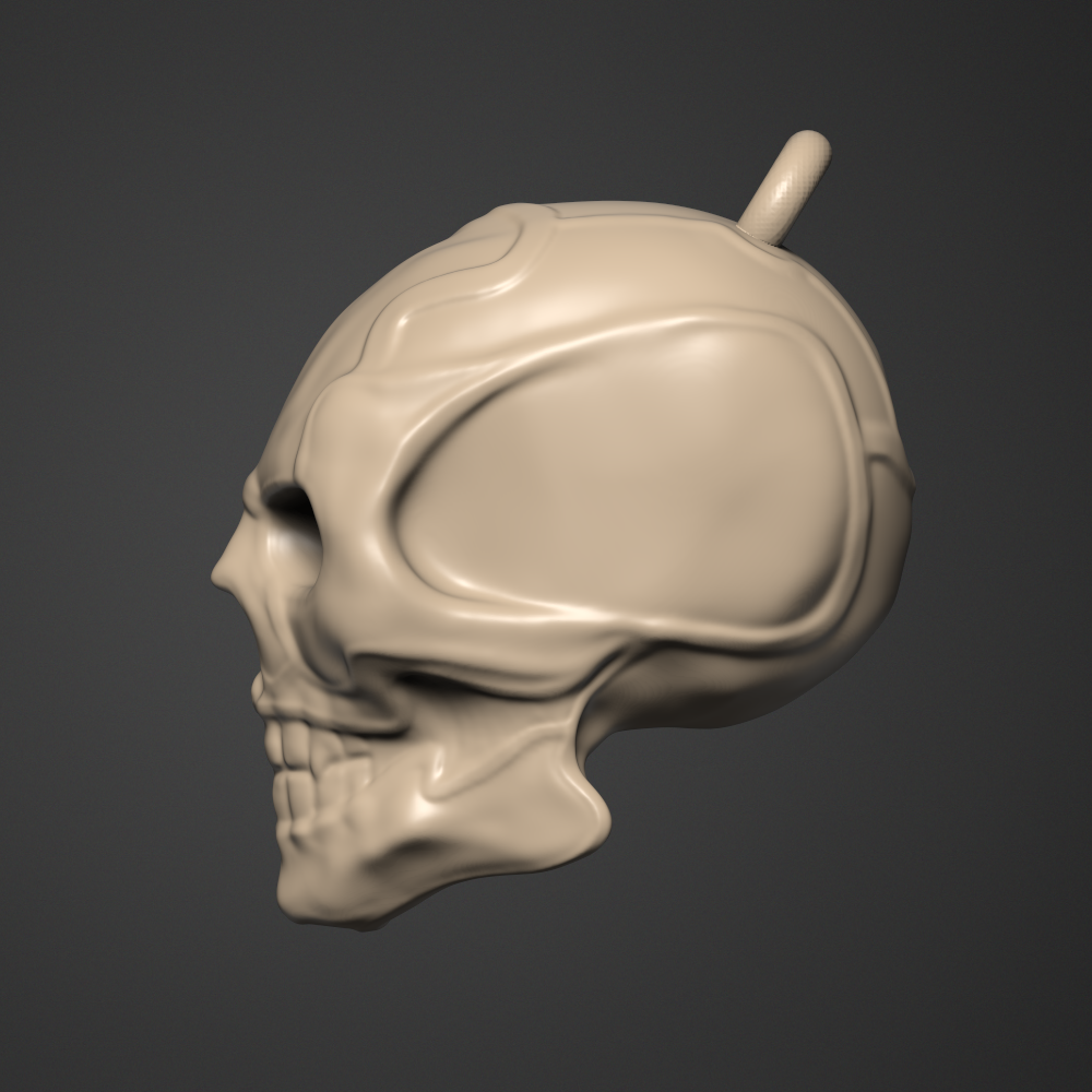 Skull Keychain | 3D models download | Creality Cloud