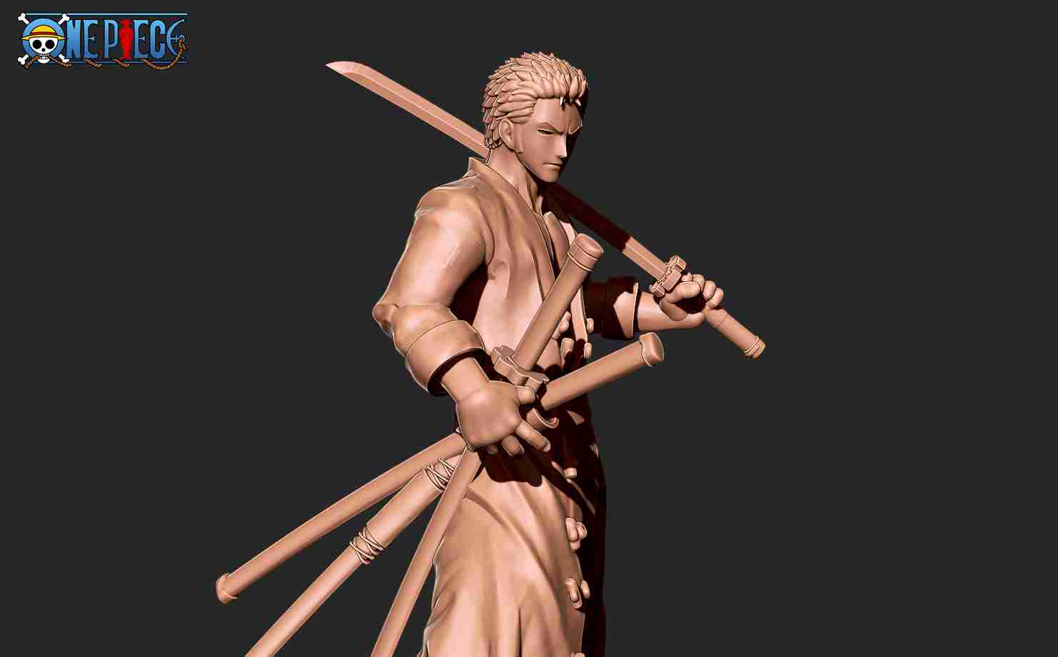 Zoro one piece 3D print model | 3D models download | Creality Cloud
