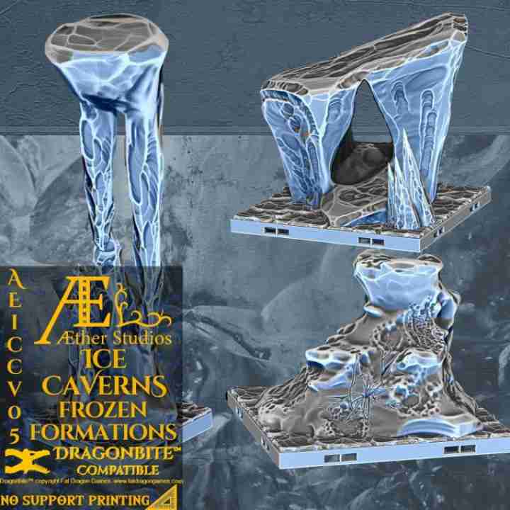 AEICCV5 – Ice Caverns: Frozen Formations | 3D models download ...
