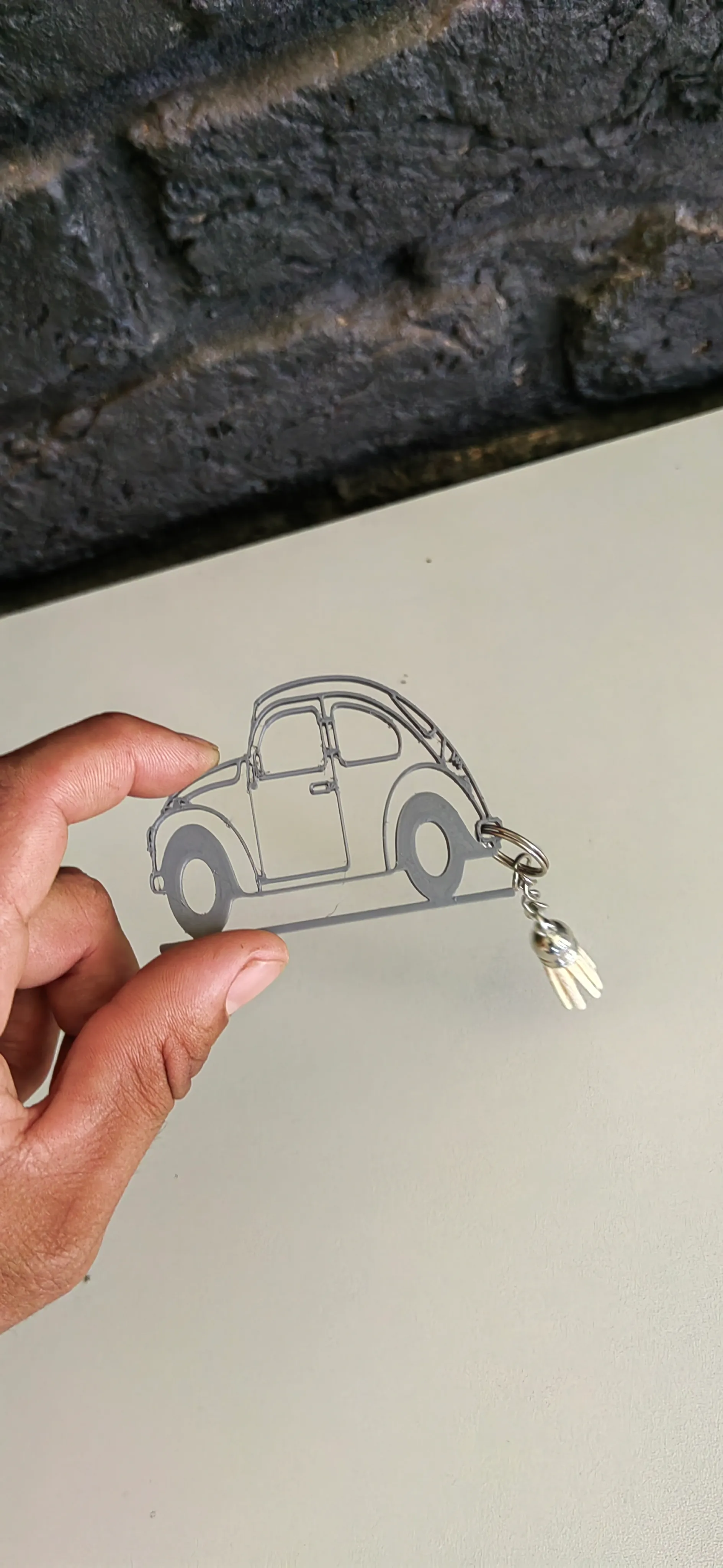 Jewelry & Accessories STL Download - 3D Printed VW Beetle Keyring – A ...