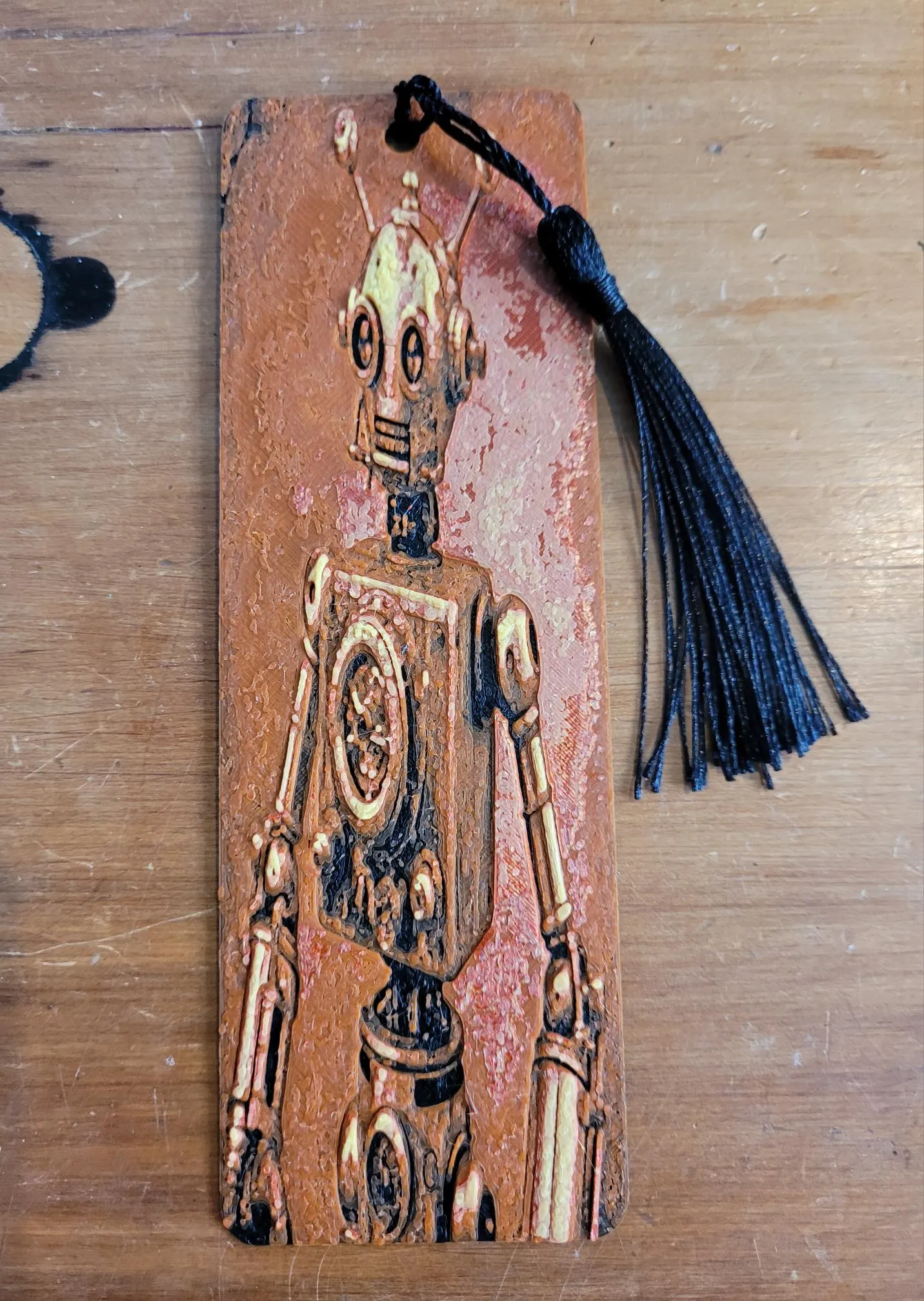 3D Printer Files | 3MF File | Steampunk Robot Bookmark 04 | Creality Cloud