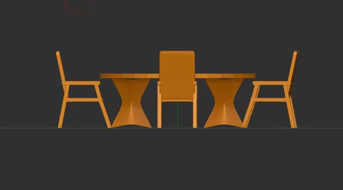 Other STL Download - Chair with Dining Tableby KeshtoArt