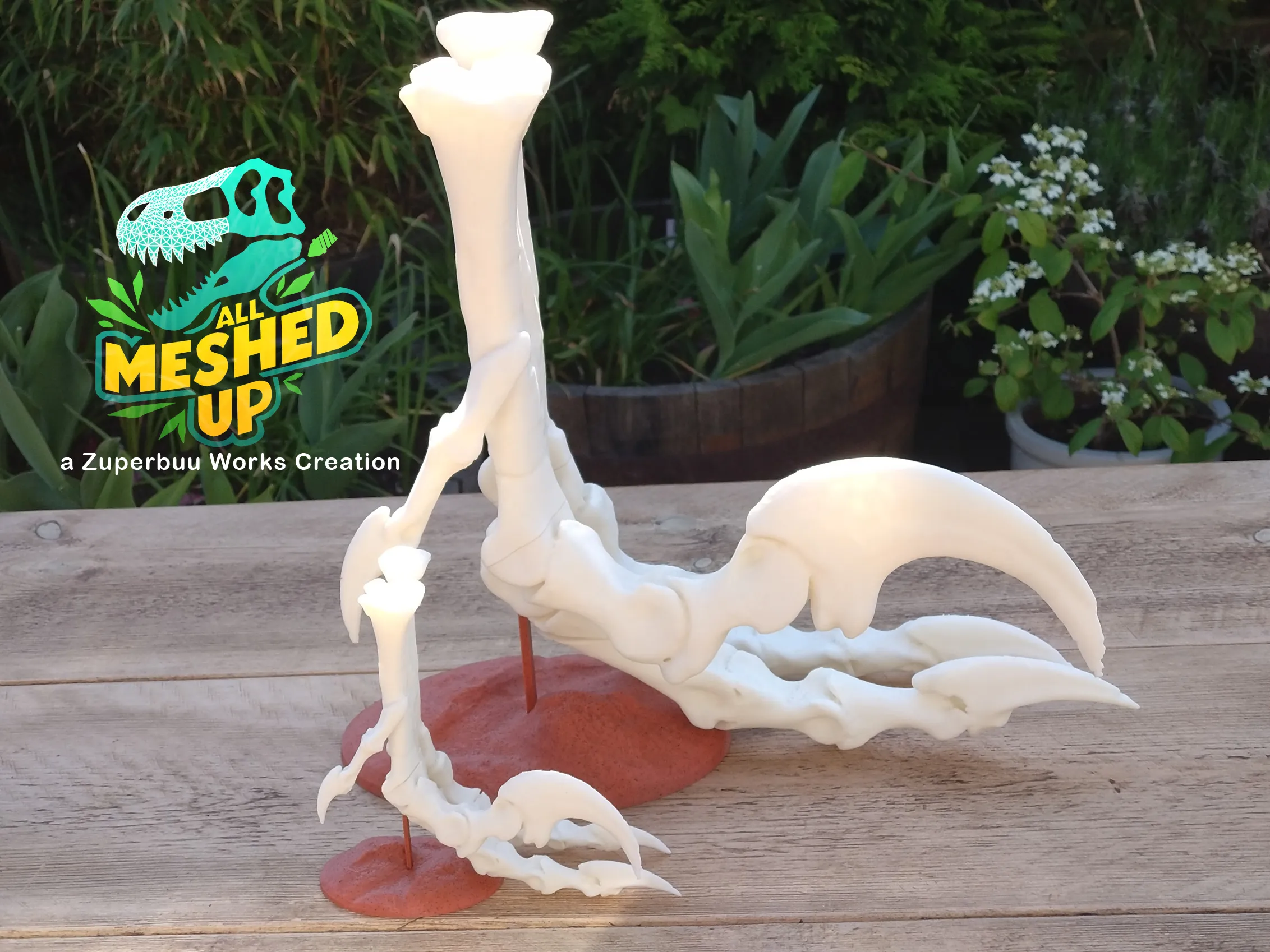 3D Printer Files | 3MF File | Fossil Replica Deinonychus Foot with ...