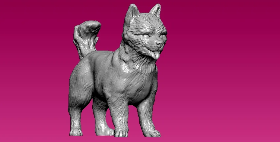 Tsuki Dog model - 3D print | 3D models download | Creality Cloud