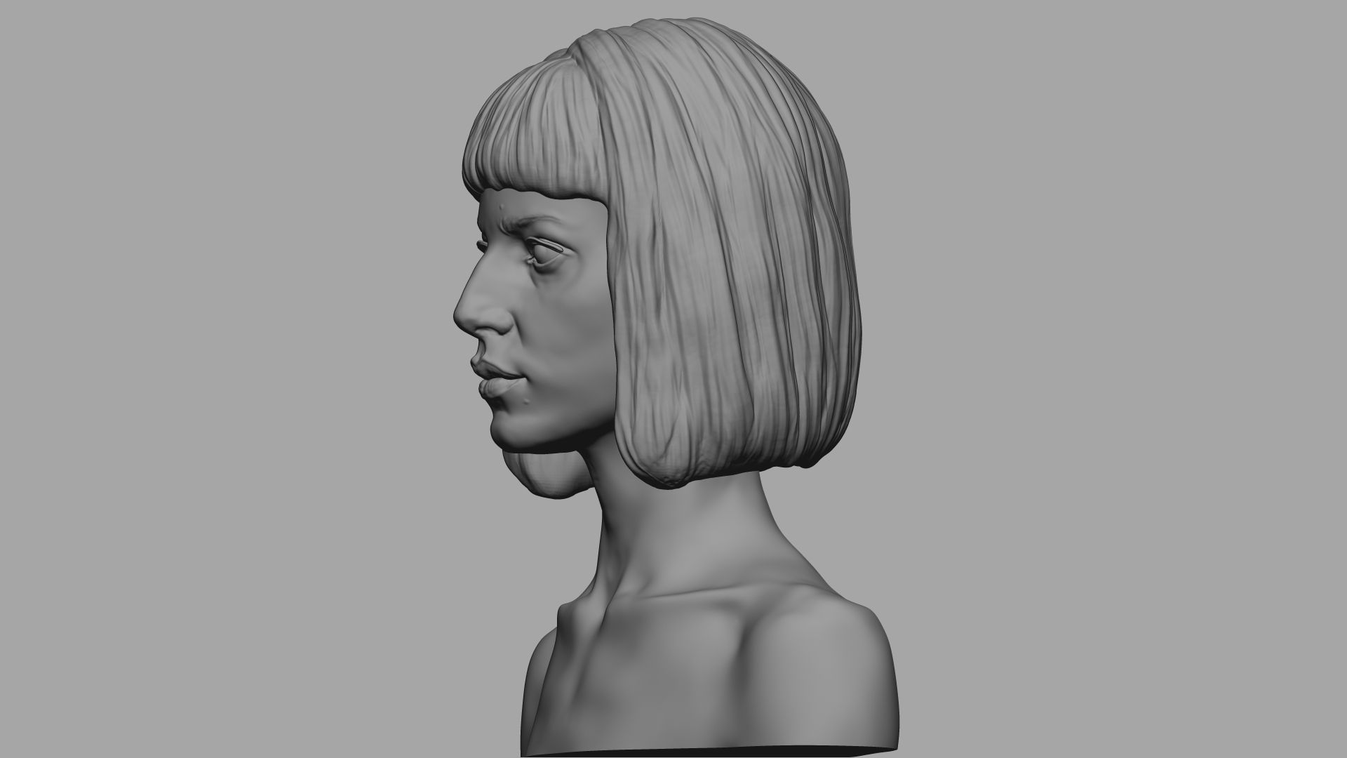 Female bust | 3D models download | Creality Cloud