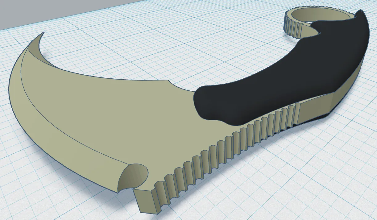 Archivos de impresora 3D | Archivo 3MF | Karambit 37 | Creality Cloud