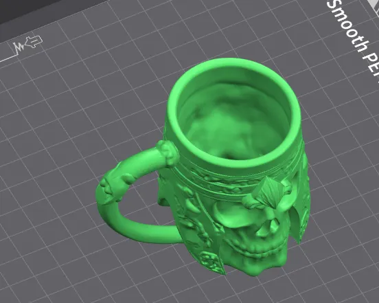Household STL Descarga - decorative skull cup - AlexCreations