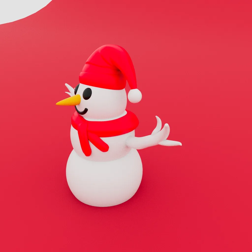 snow santa | 3D models download | Creality Cloud