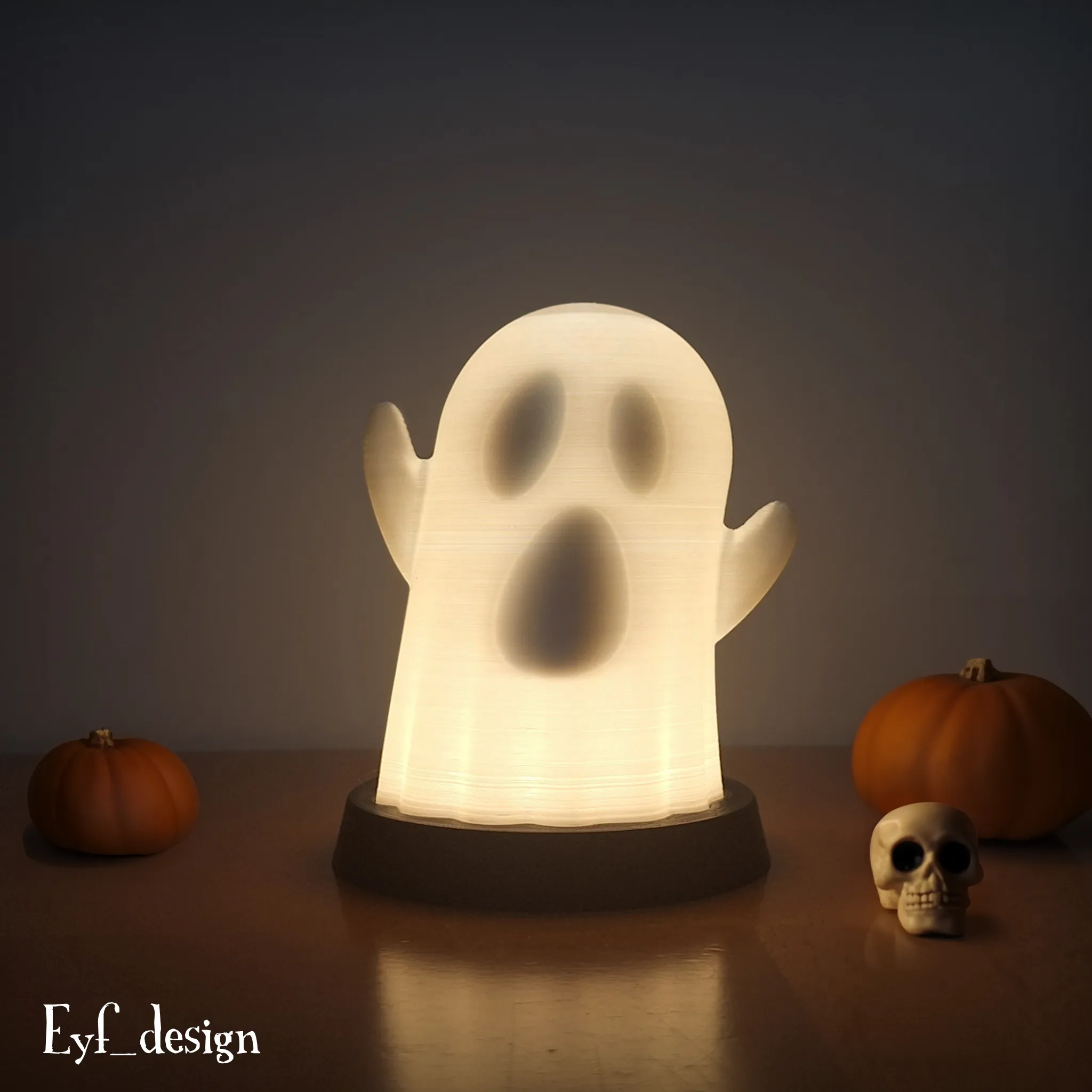 Free Lighting & Lamps STL Download - Boo! Ghost Lampby eyf_design