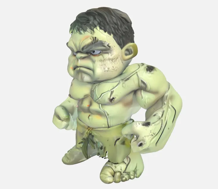Characters & Creatures STL Descarga - hulk - AlexCreations