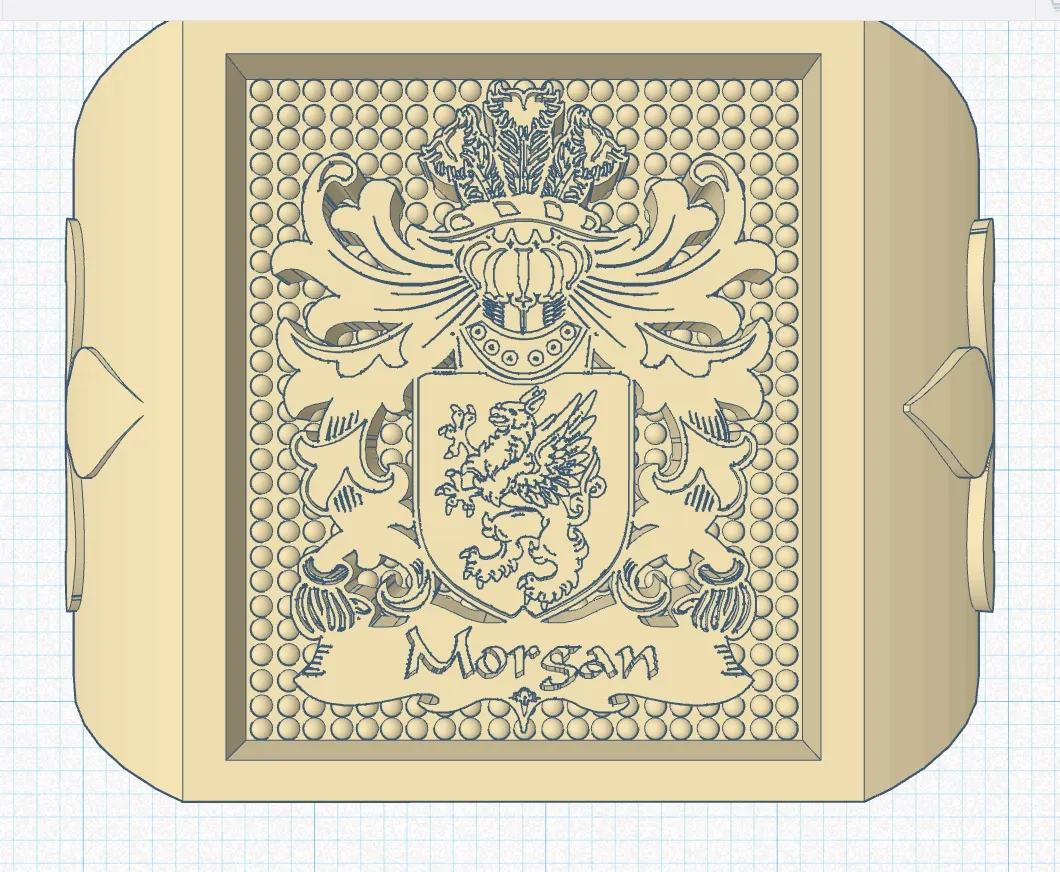 Anillo para hombre Morgan Family Crest | 3D models download | Creality ...