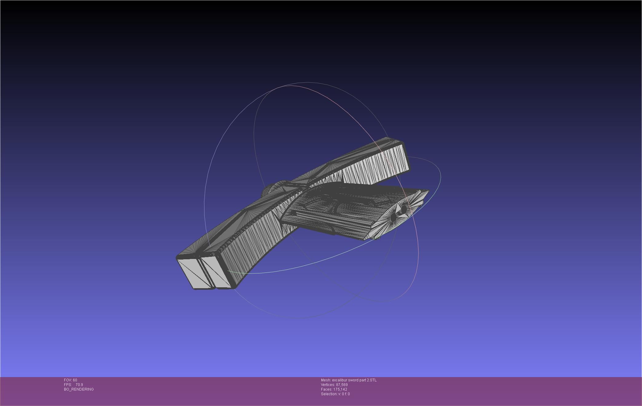 Fate Saber Excalibur Sword Printable Assembly | 3D models download ...