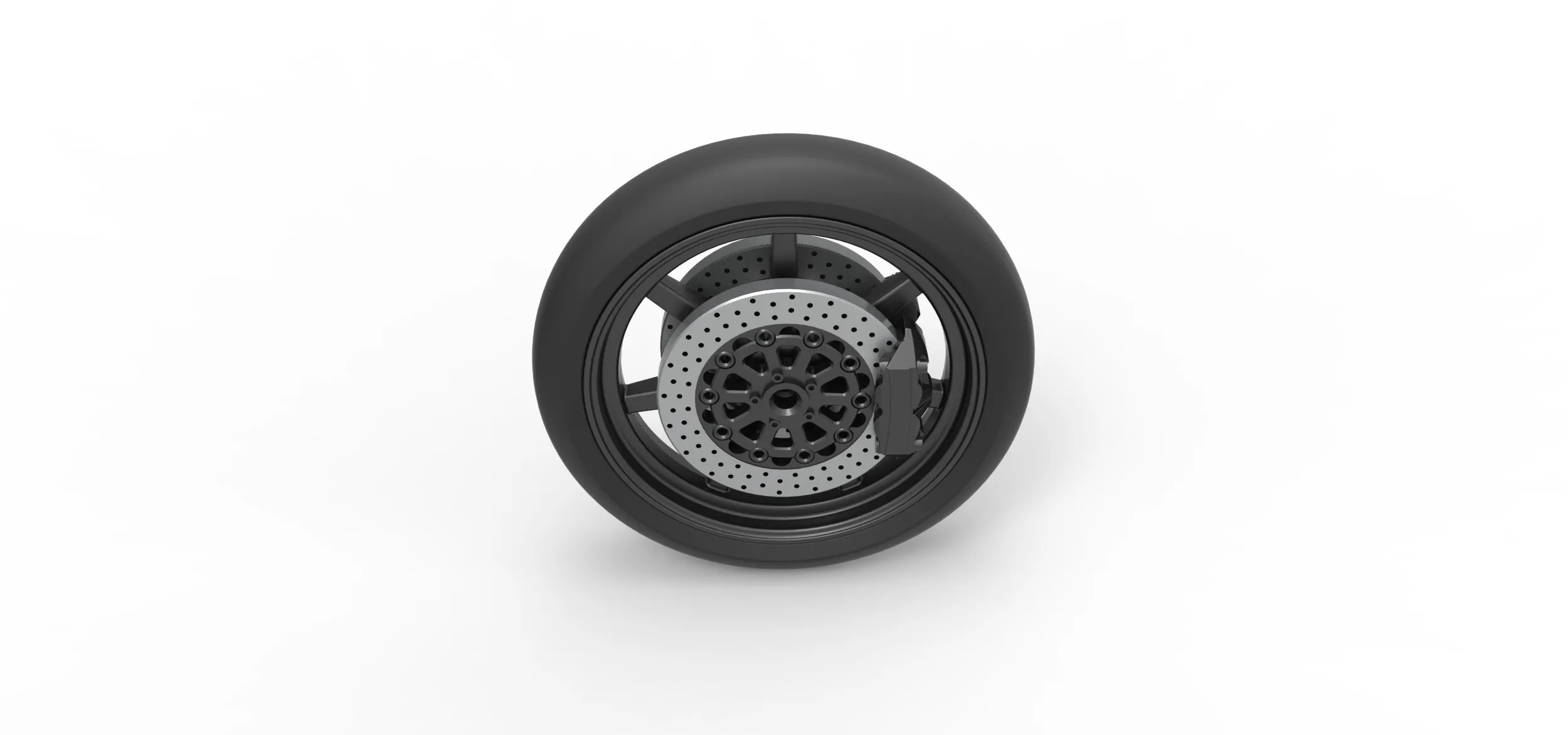 Front wheel of Top fuel dragster motorcycle Scale 1:25 | 3D models ...