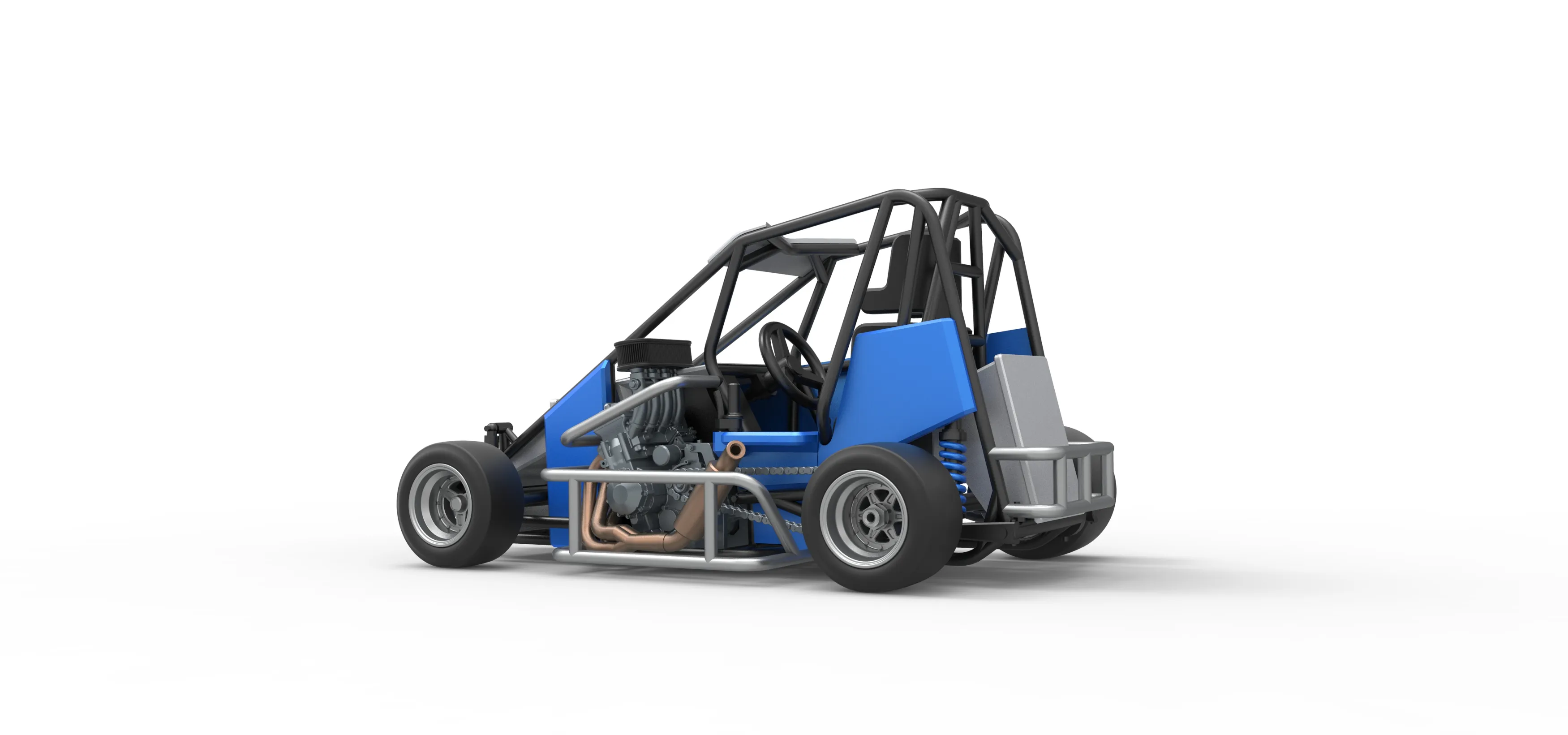 Vehicles & Machinery STL Download - Pavement 600 Micro sprint car Scale ...