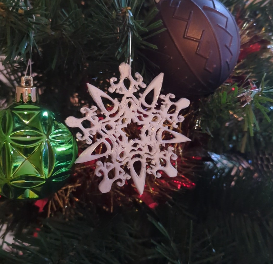 3D Printer Files | 3MF File | Snowflake Ornaments | Creality Cloud