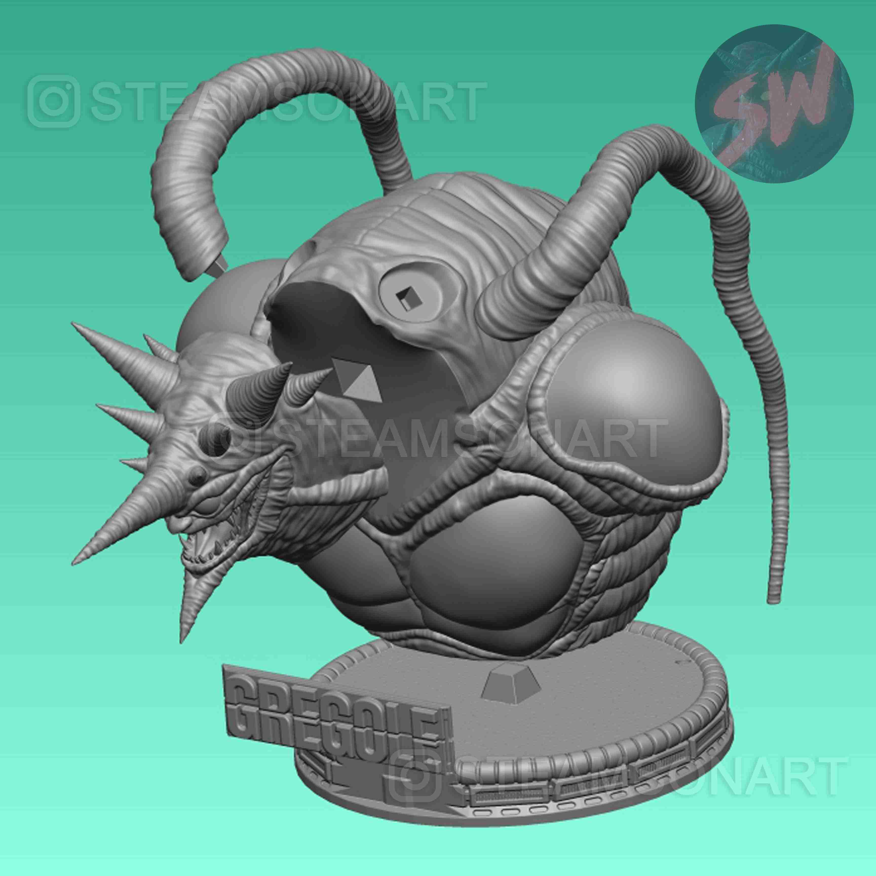 Guyver: Zoanoid Type - Gregole (30cm - Scalable) | 3D models download ...