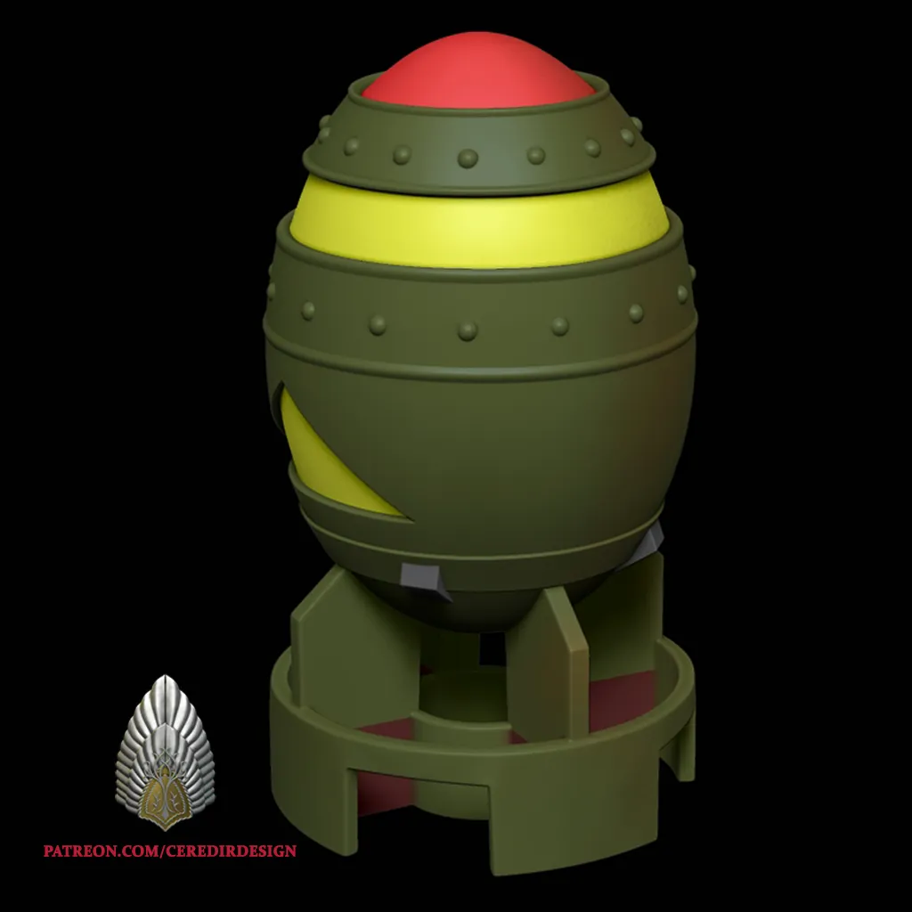 Lighting & Lamps STL Download - Fallout Fatman Lamp 3d digital ...