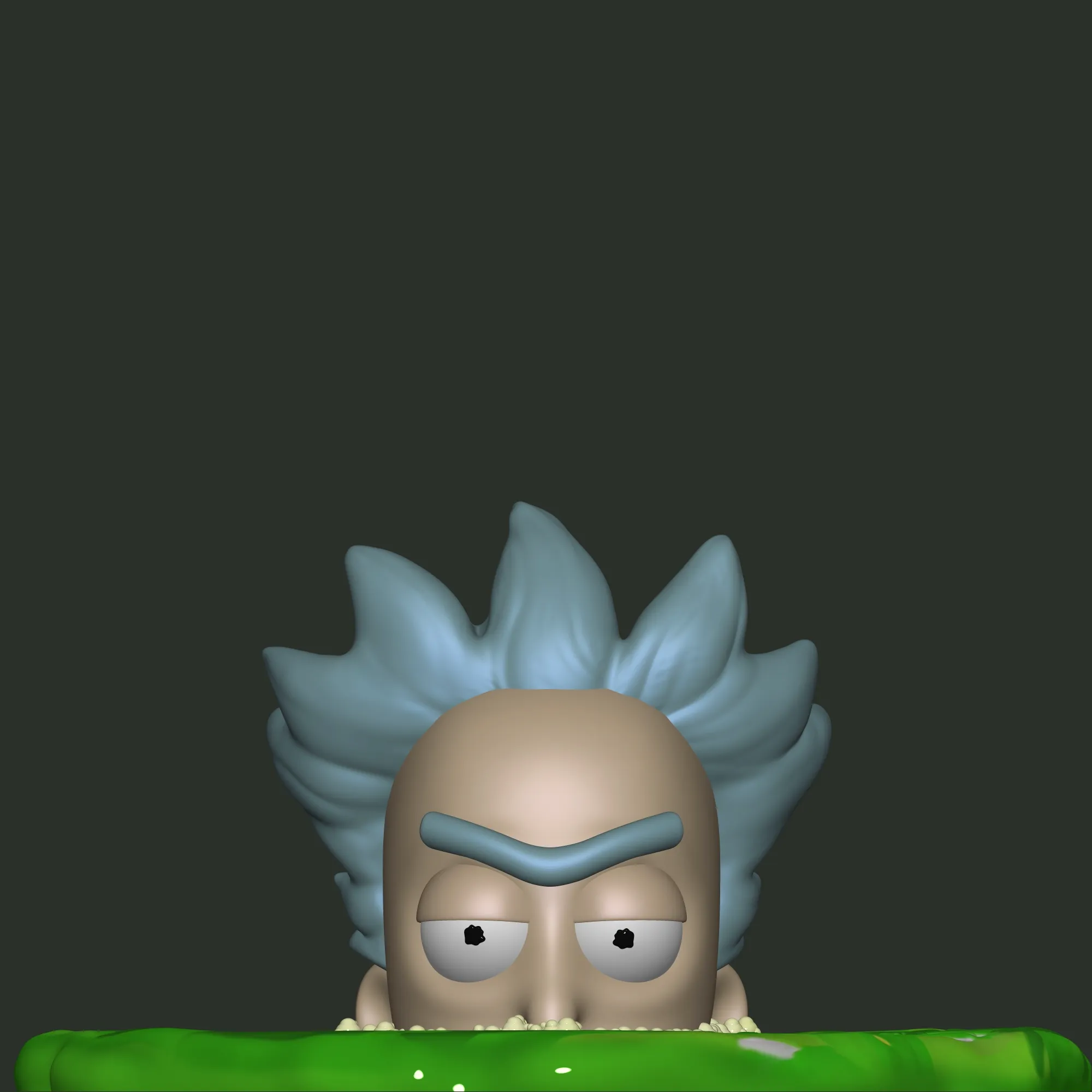 Characters & Creatures STL Download - Rick Sanchezby GALAXIARUM 3D