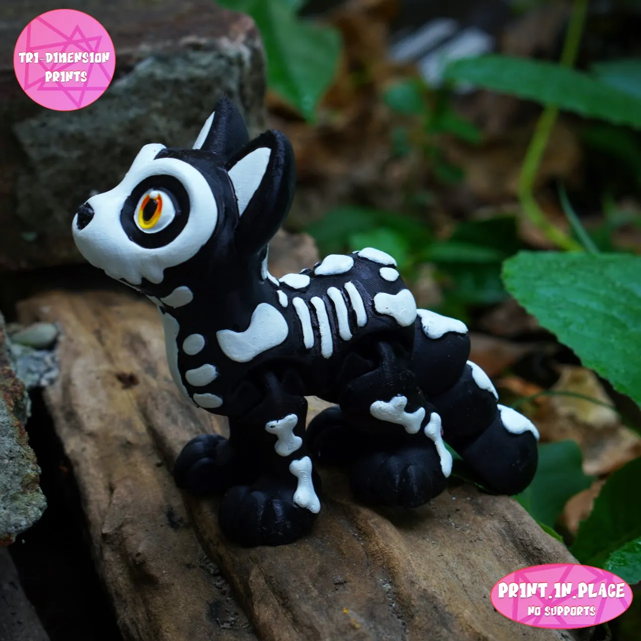 Print In Place Flexi Ghost Cat Articulated | 3D模型下载 | 创想云