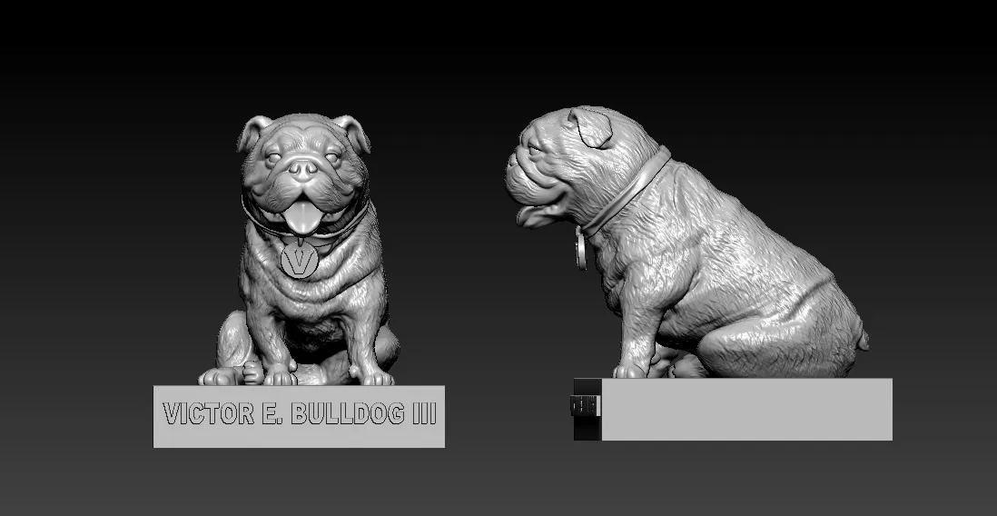 Other STL Download - NCAA - Fresno State Bulldogs MASCOT STATUE - 3D ...