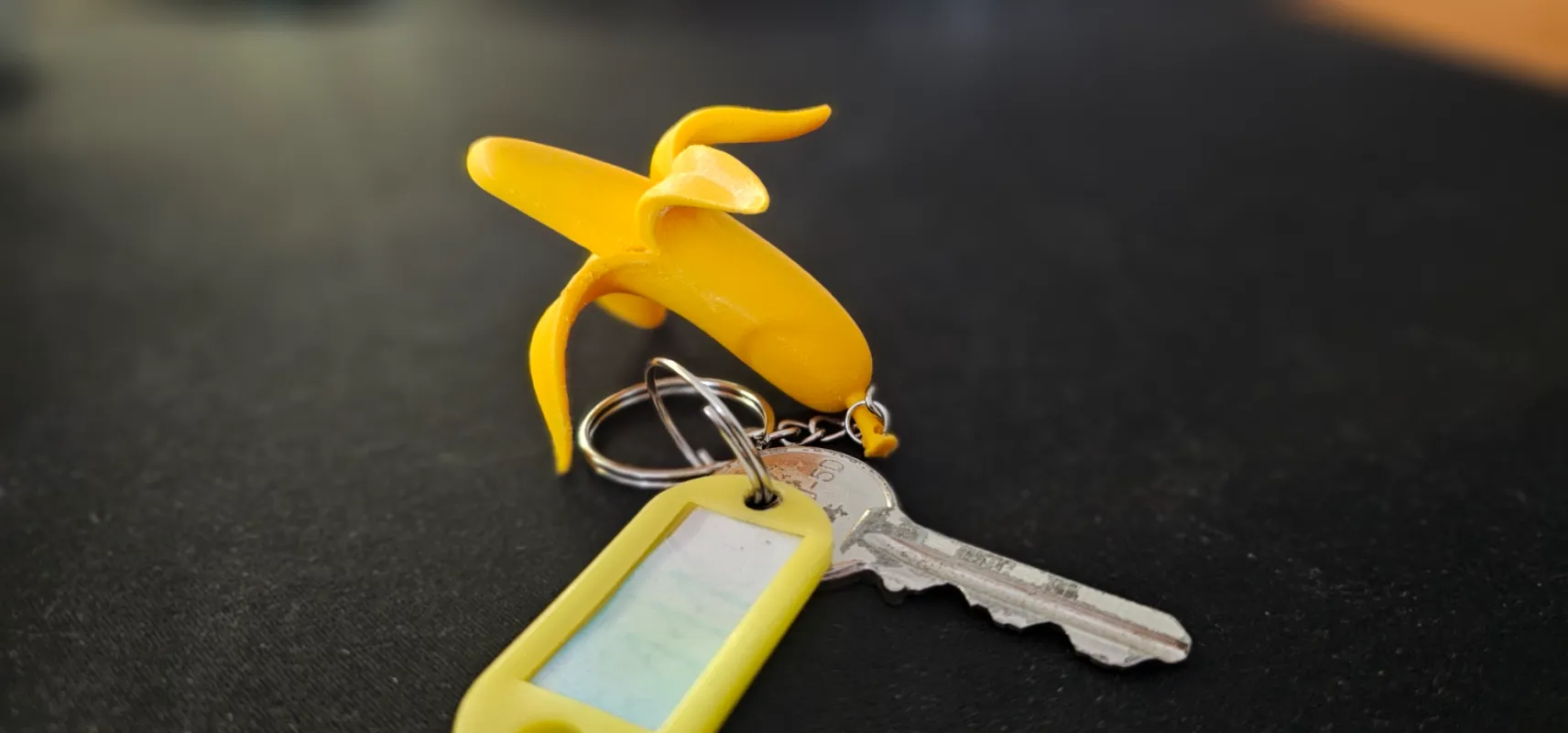 Personal Accessories STL Download - key ring bananaby sewek