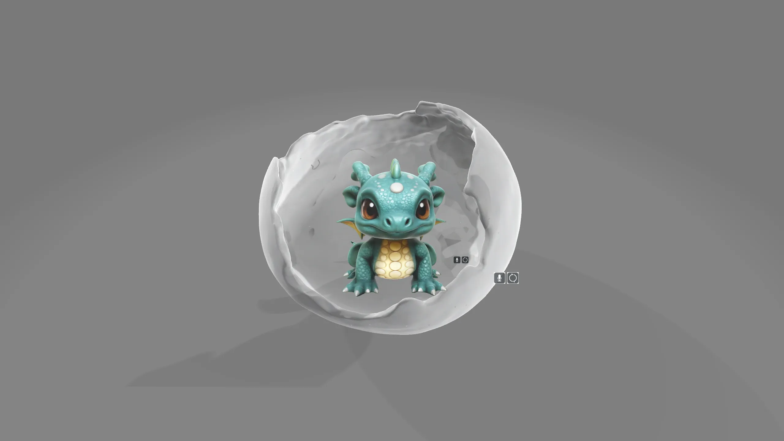 Other STL Download - Cute Baby Dragon Hatching fromby Meot.3d