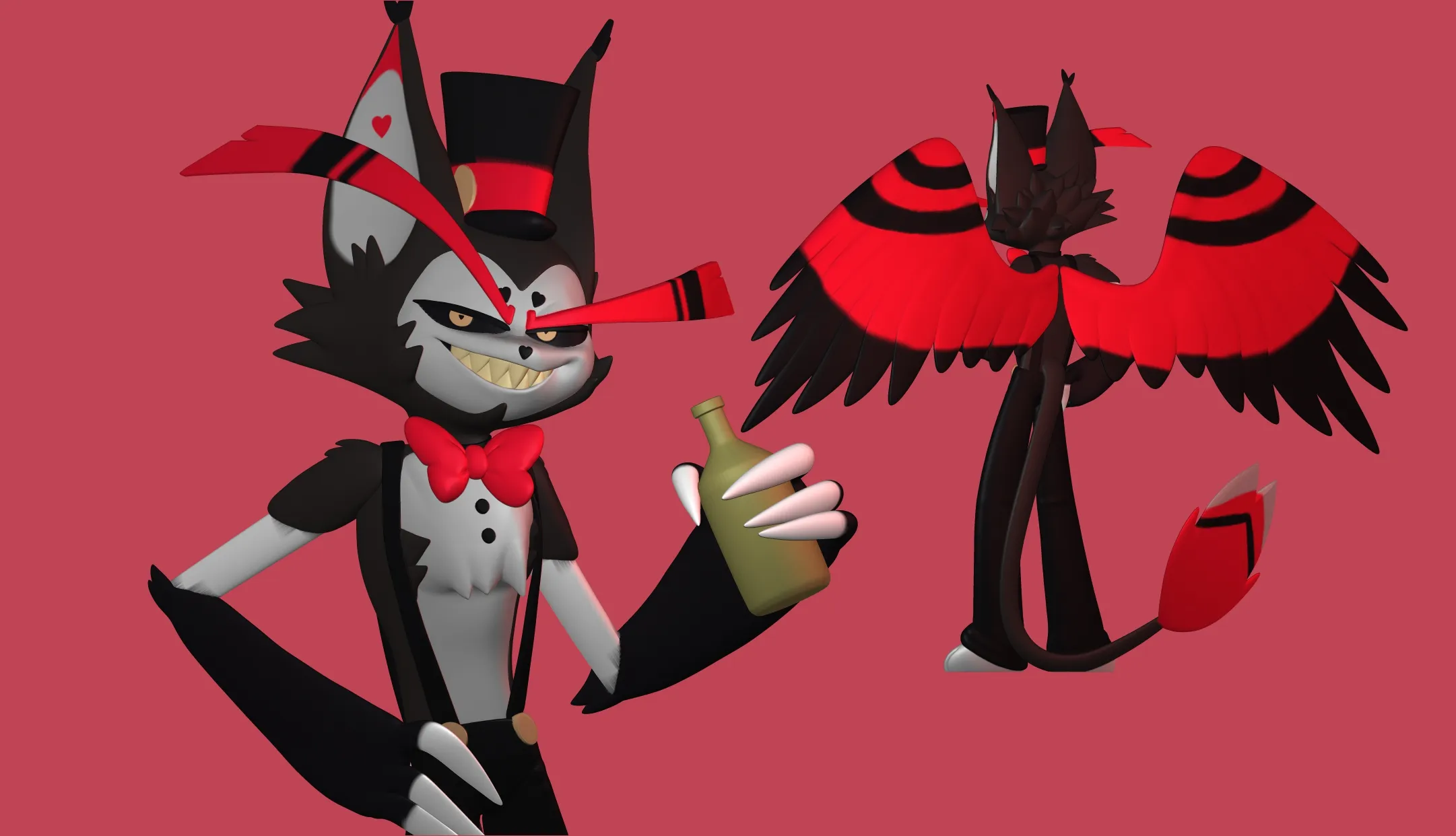 Characters & Creatures STL Download - Husk Hazbin Hotelby Ayame Amino