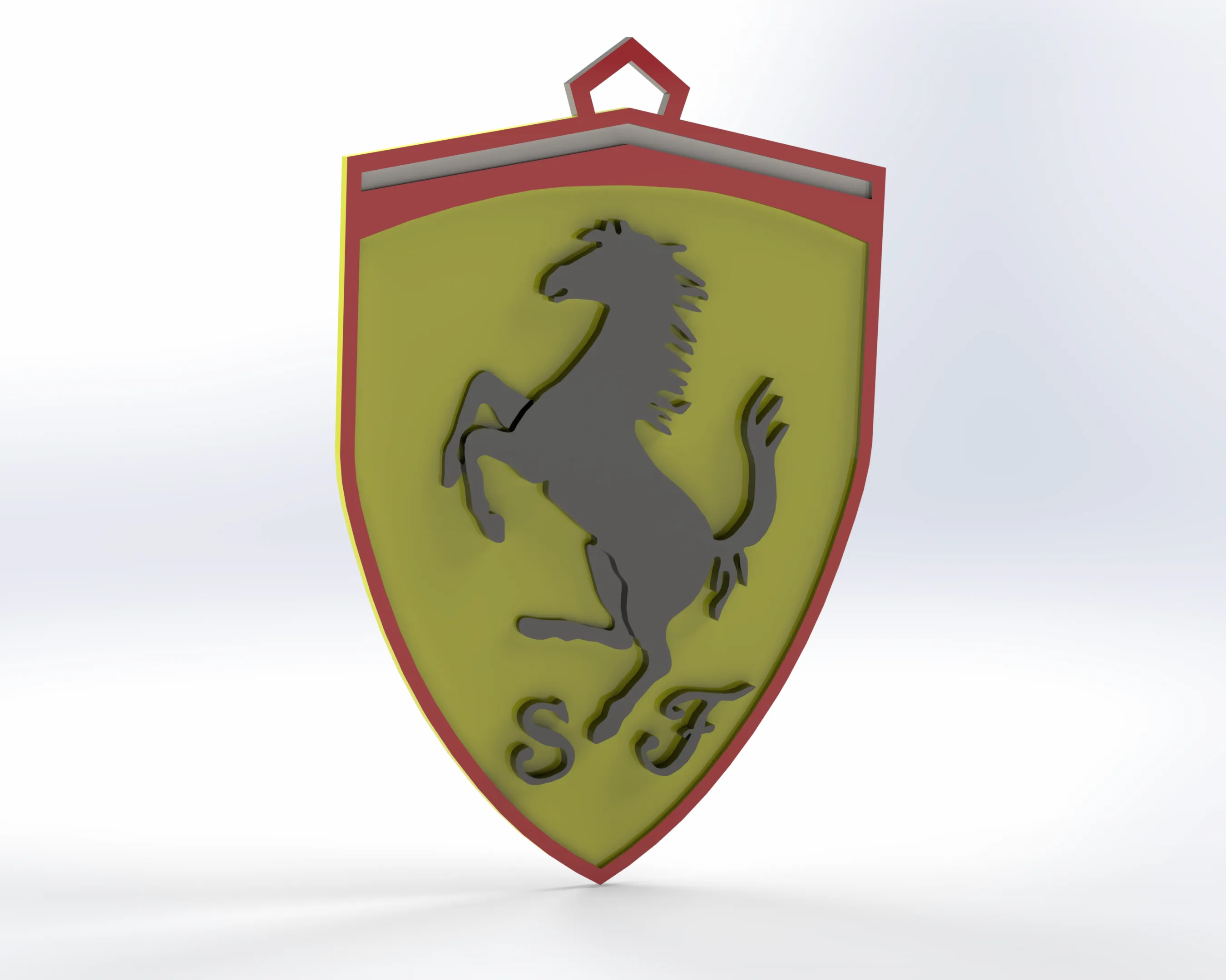 3D Printer Files | 3MF File | Ferrari Keychain | Creality Cloud