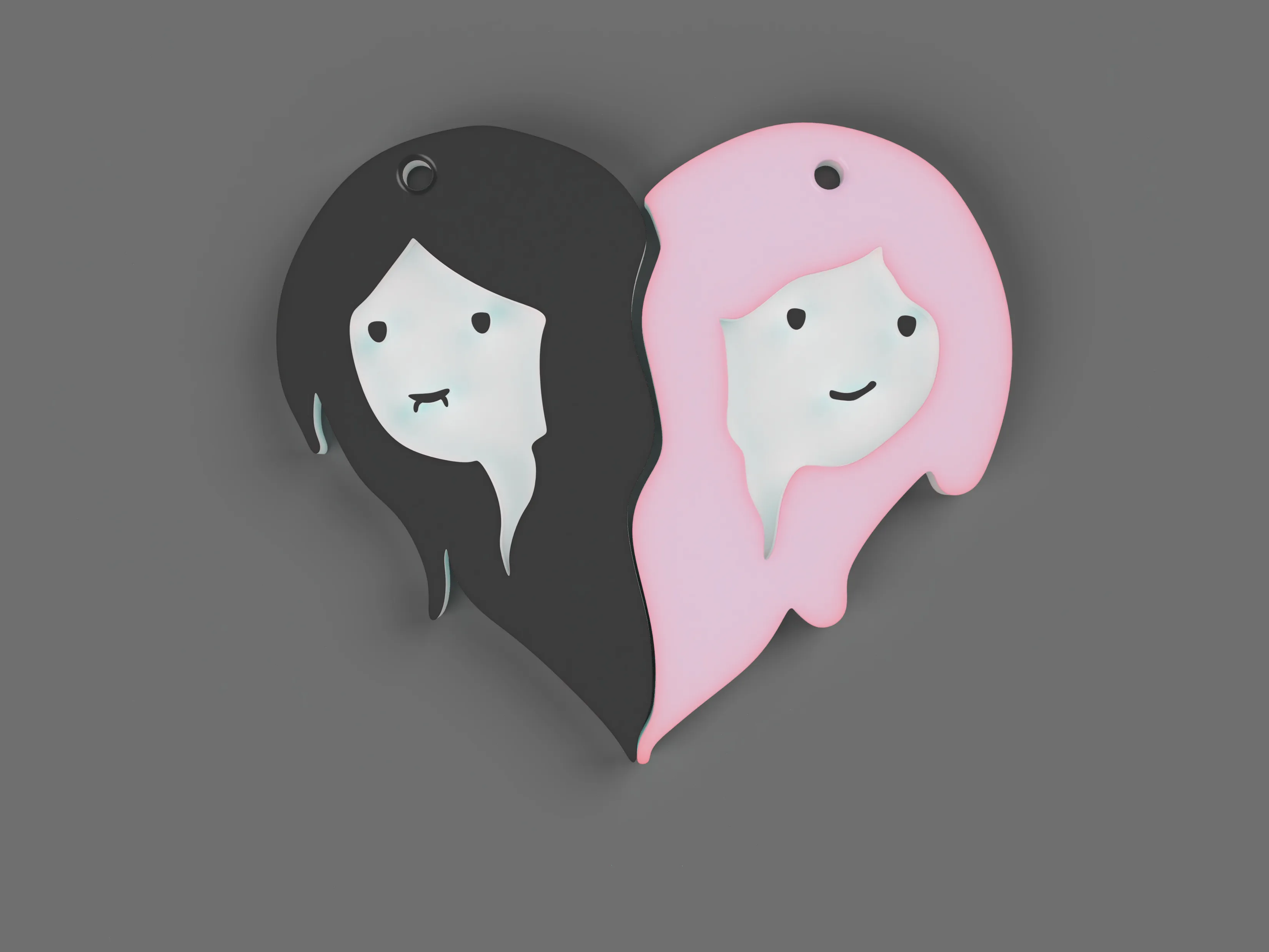 Jewelry & Accessories STL Download - Marceline and Bubblegum Matching ...