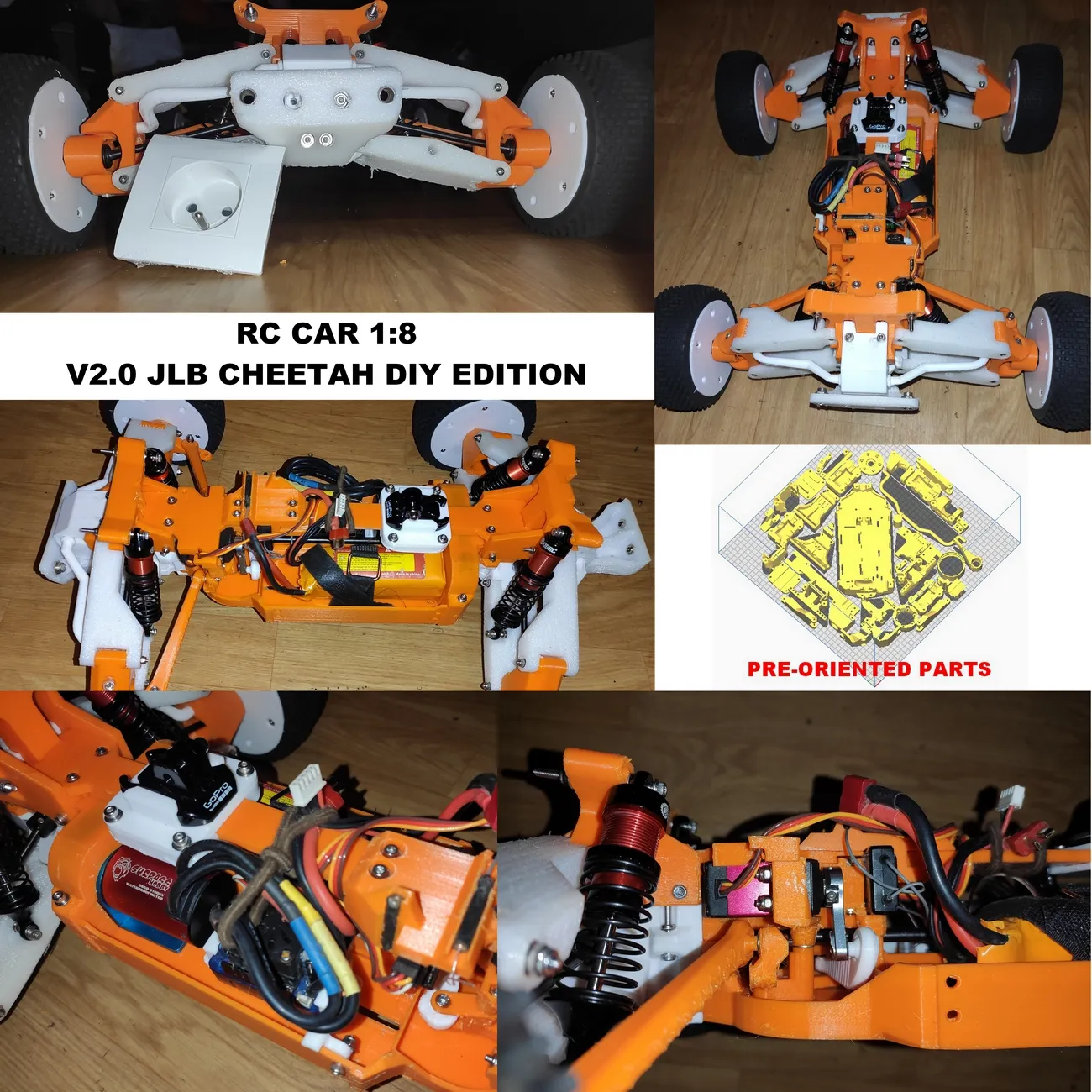 V2 RC CAR 1:8 JLB CHEETAH DIY EDITION SYMBOLIC | 3D models download ...