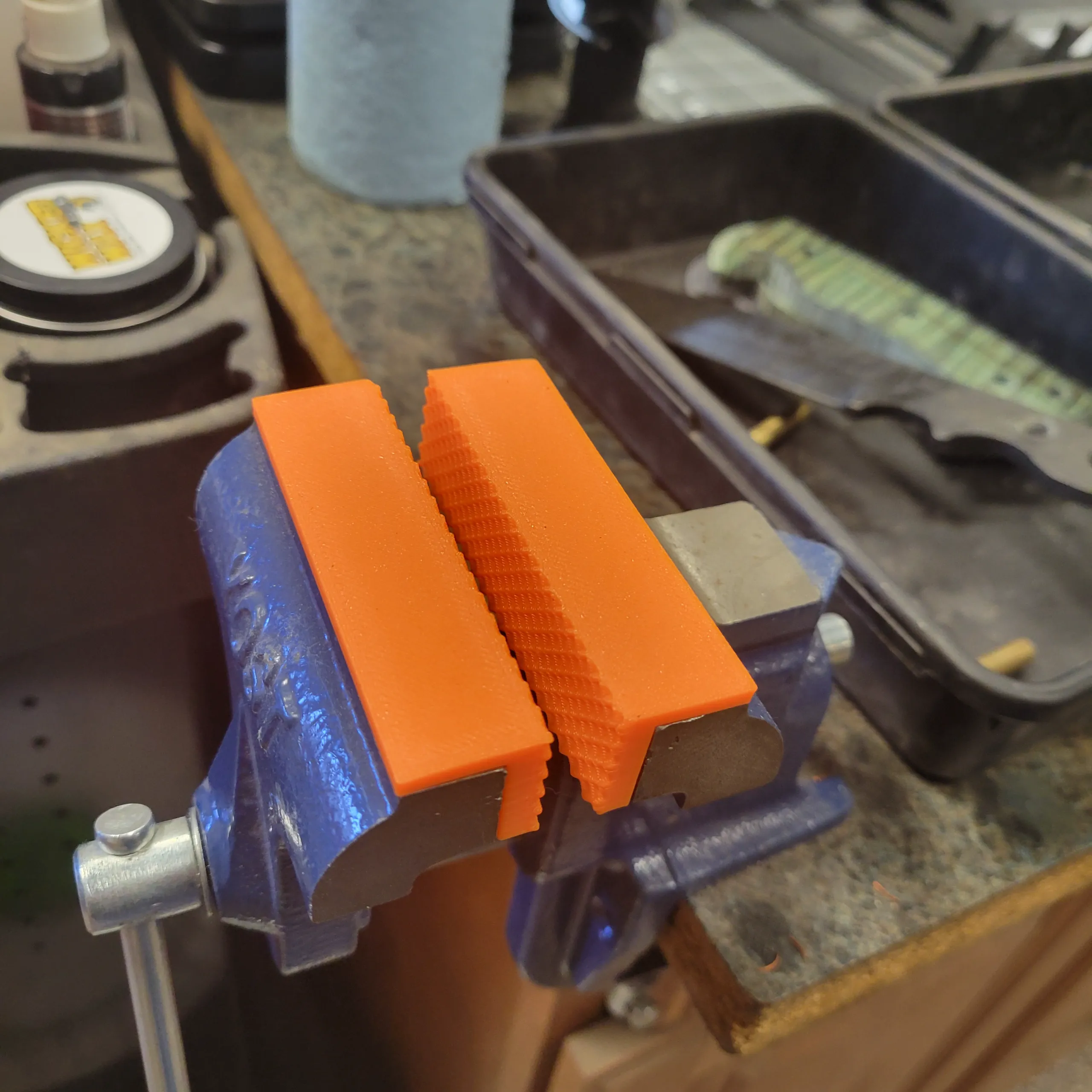 3D Printer Files | 3MF File | Soft Jaws - Textured - 2.5", 3", and 4 ...