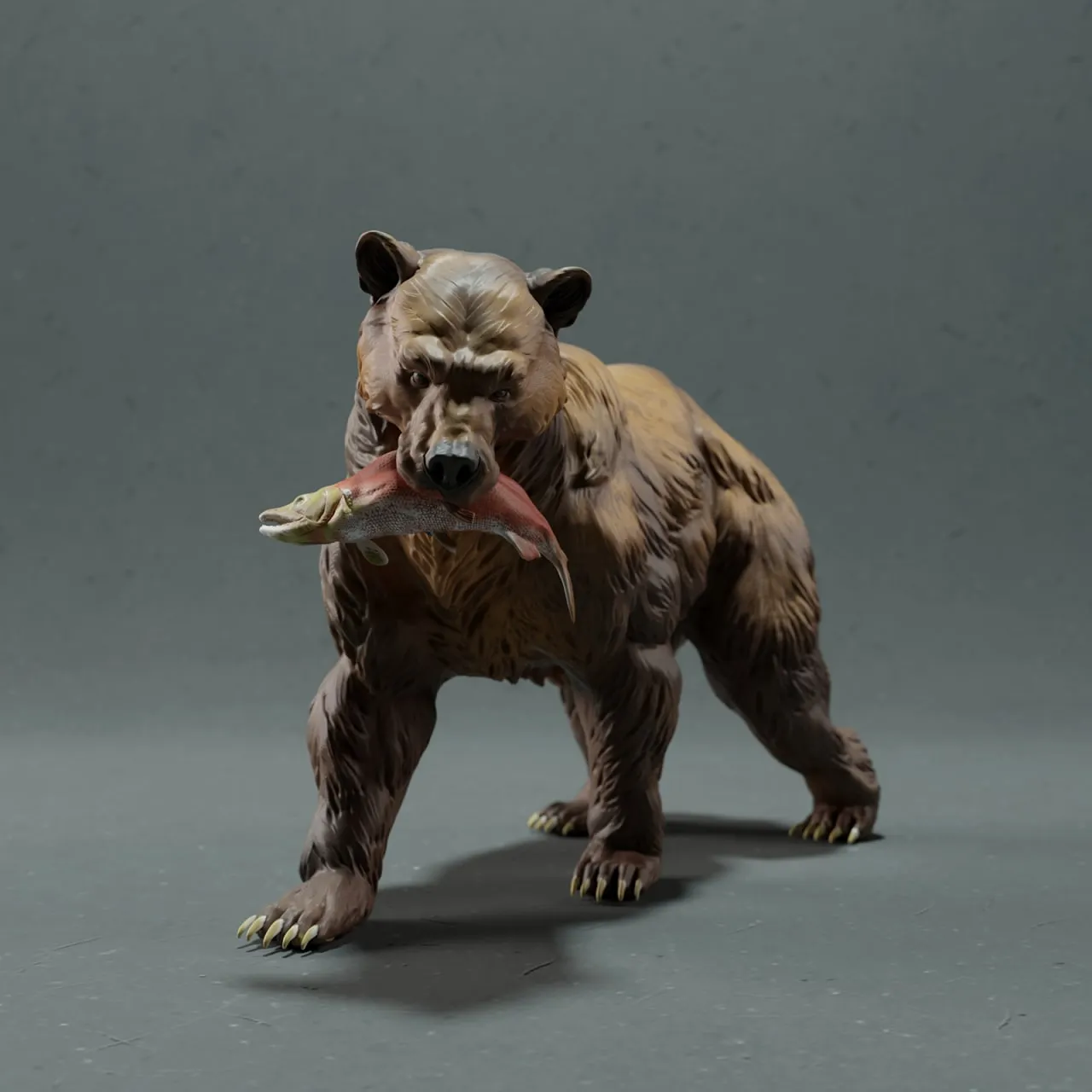 Characters & Creatures STL Download - 🐻 Majestic Hunting Bear ...