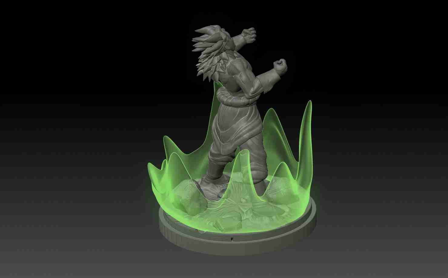 Broly (Base Form) from Dragon Ball | 3D models download | Creality Cloud