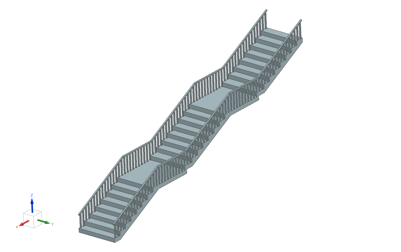 Multi-run Stair | 3D models download | Creality Cloud