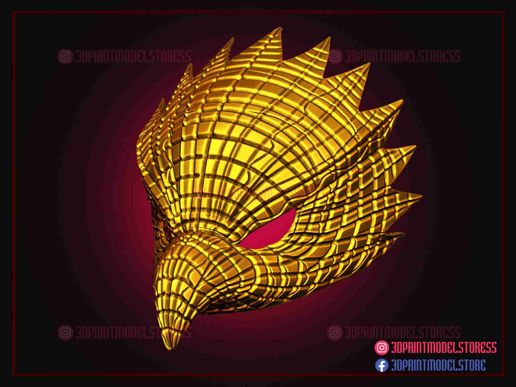 Squid Game Mask - Eagle Vip Mask for Cosplay Halloween | 3D models ...