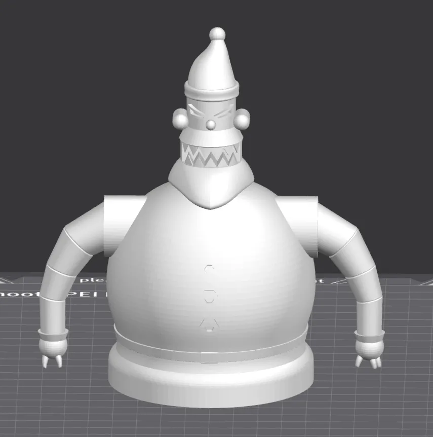 Characters & Creatures STL Download - Robot Méchant Père Noël ...