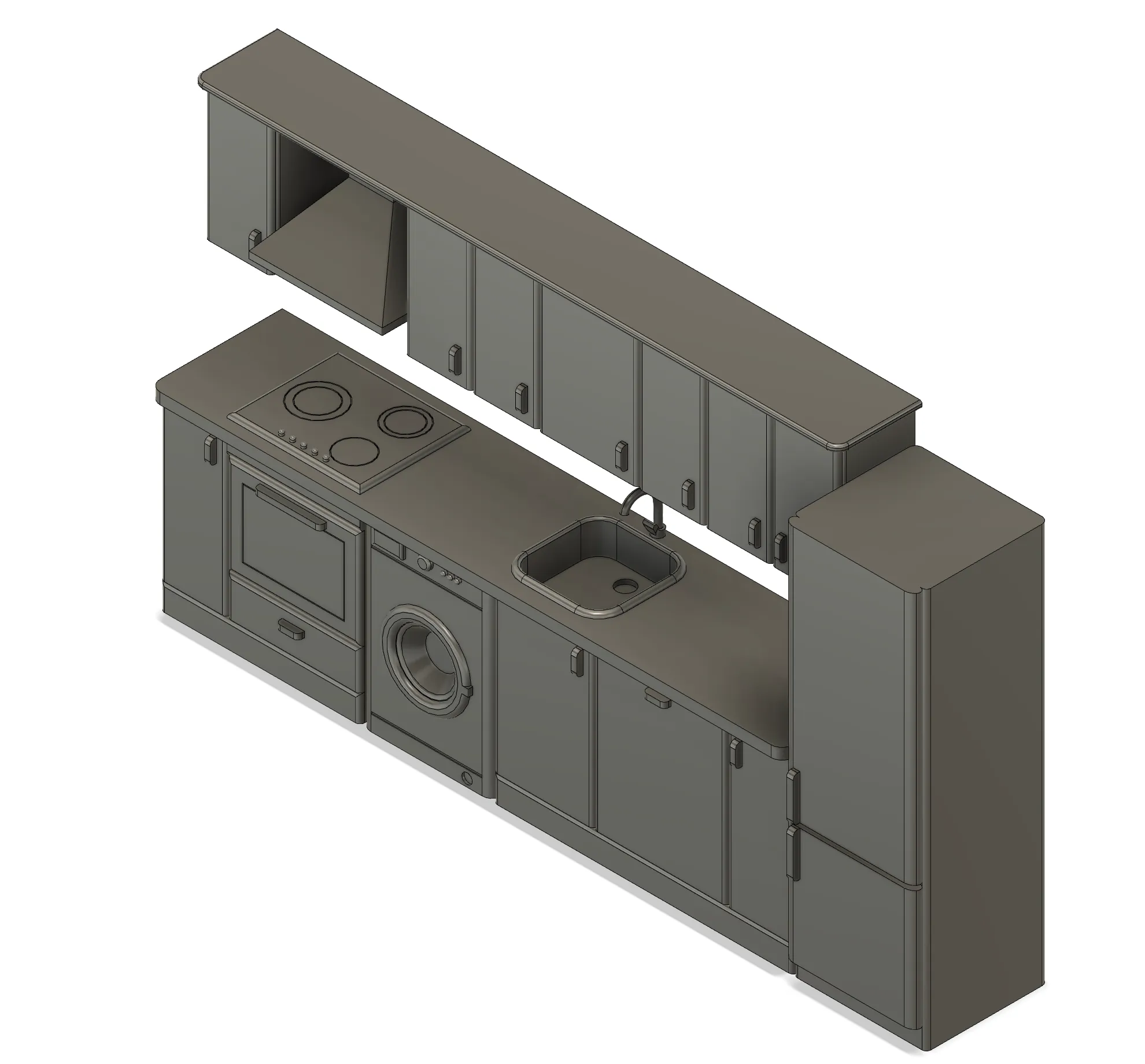 Miniature Games & Accessories STL Download - miniature kitchenby ...