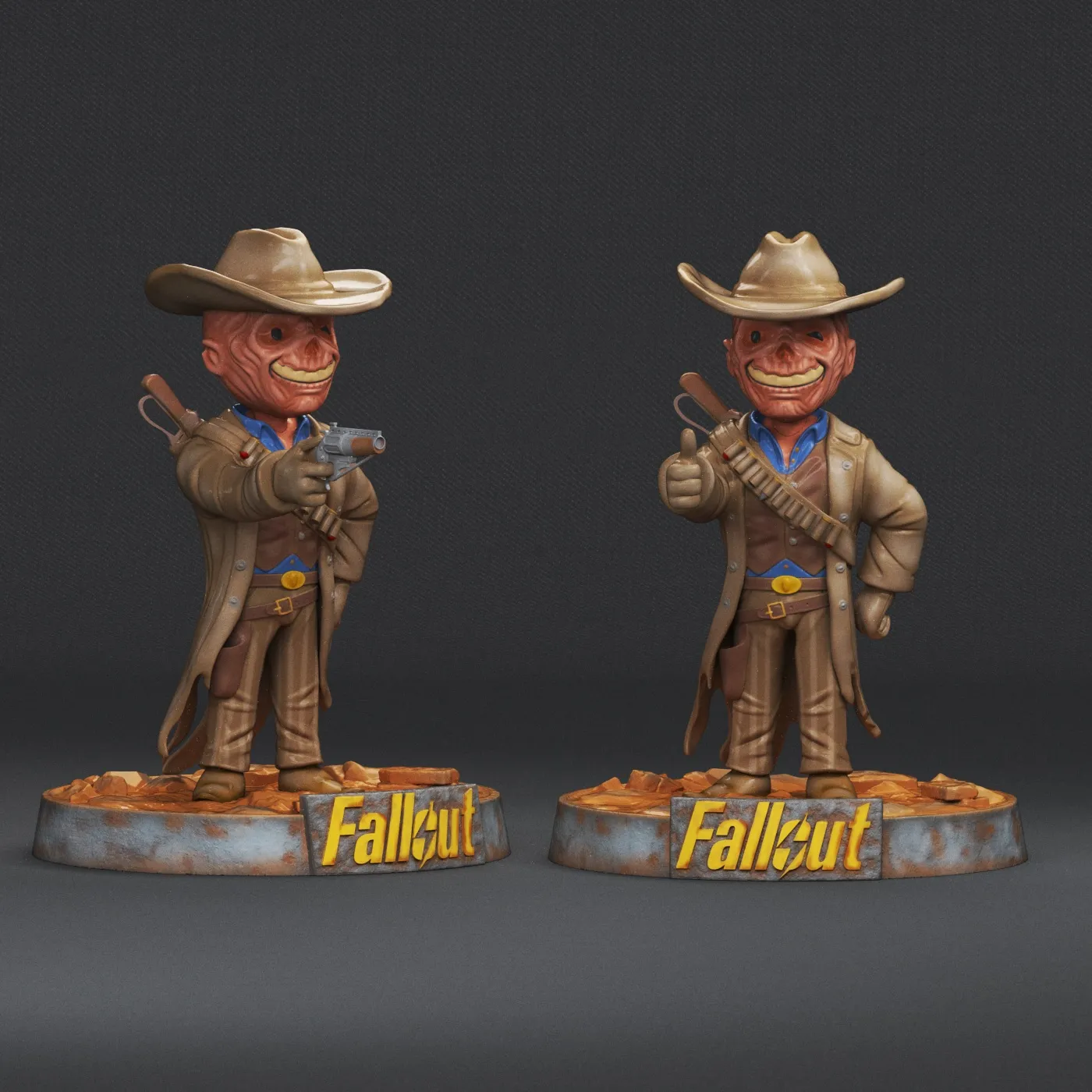 Characters & Creatures STL Download - FALLOUT-THE GHOULby ARXEUKX